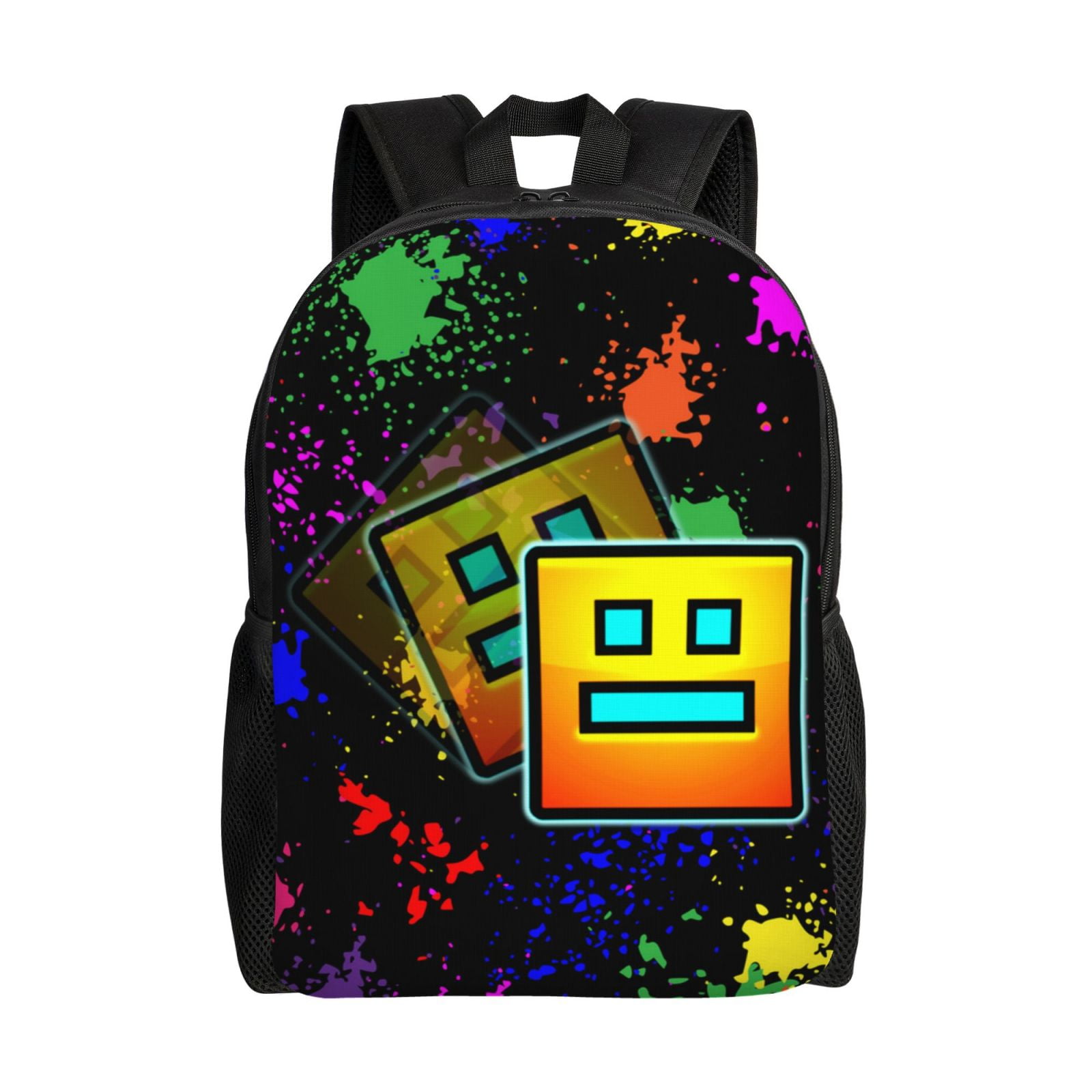 Geometry Dash Lite Unisex Backpack Laptop Daypack Adjustable Shoulders ...