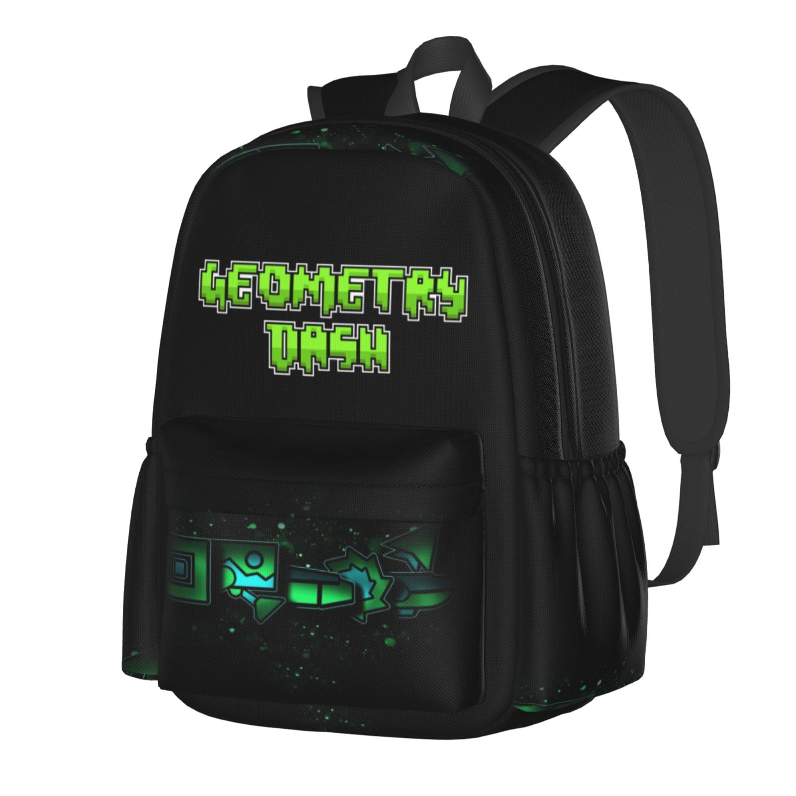 Geometry Dash Logo Laptop Backpack Large Capacity Lightweight Daypack ...