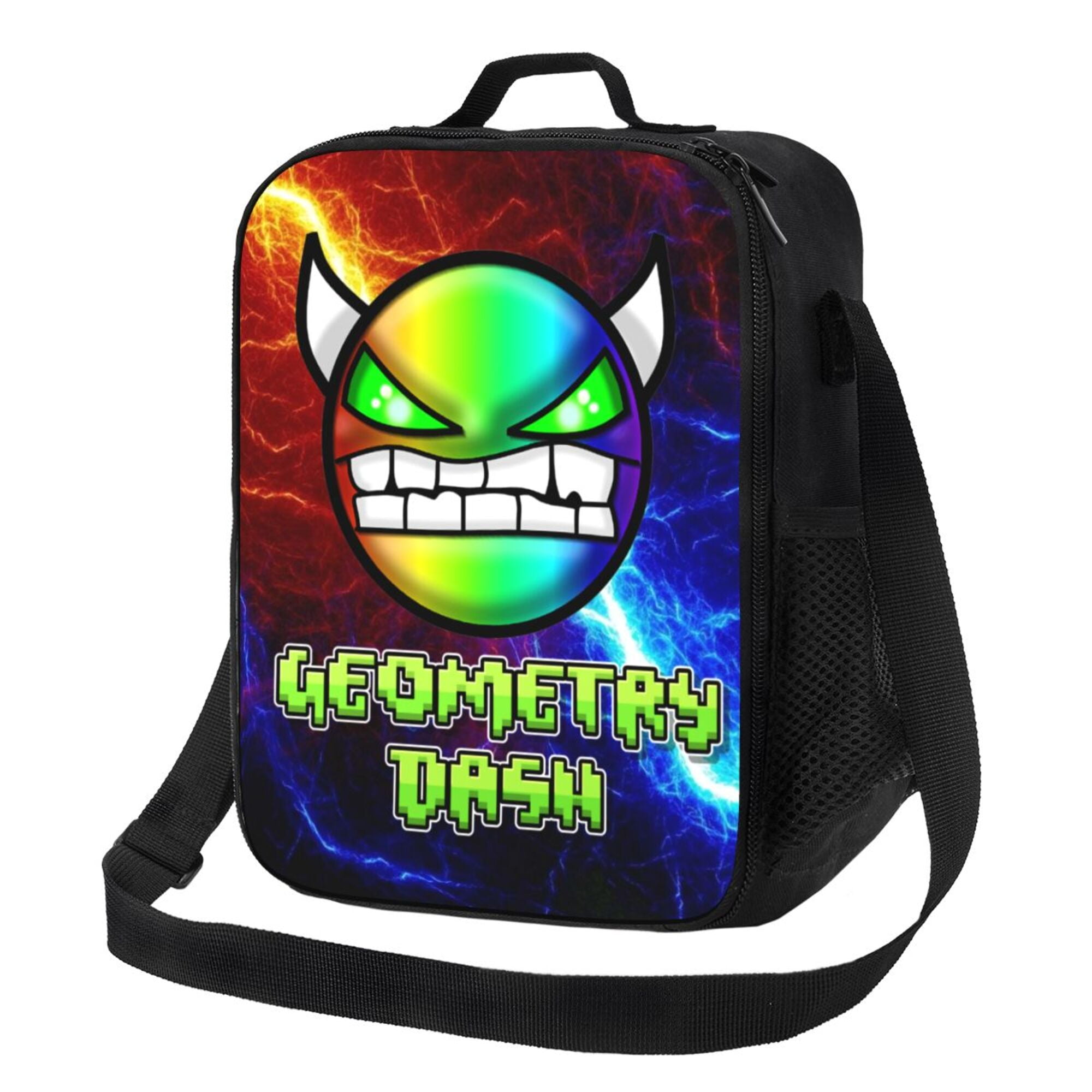 Geometry Dash Lunch Bag Lunch Box Lightweight Durable Lunch Tote Bag ...
