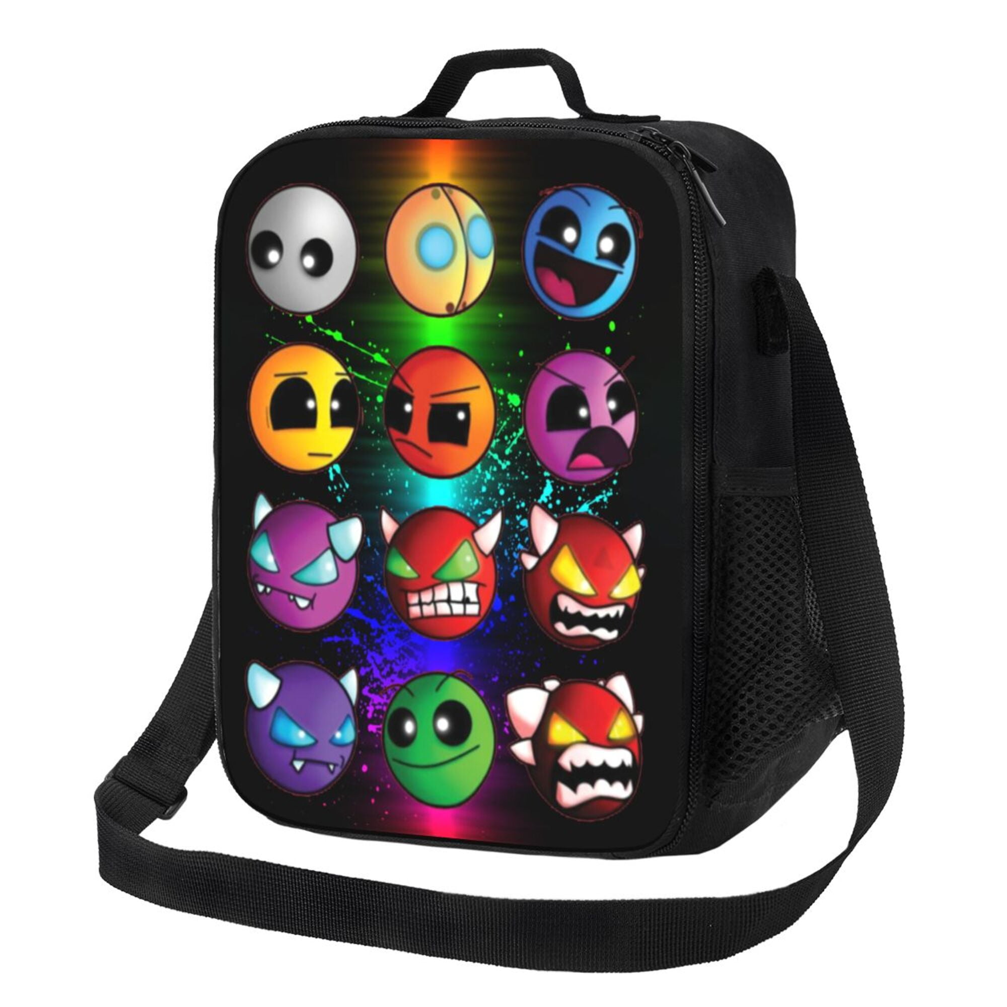 Geometry Dash Lunch Bag Lunch Box Lightweight Durable Lunch Tote Bag ...
