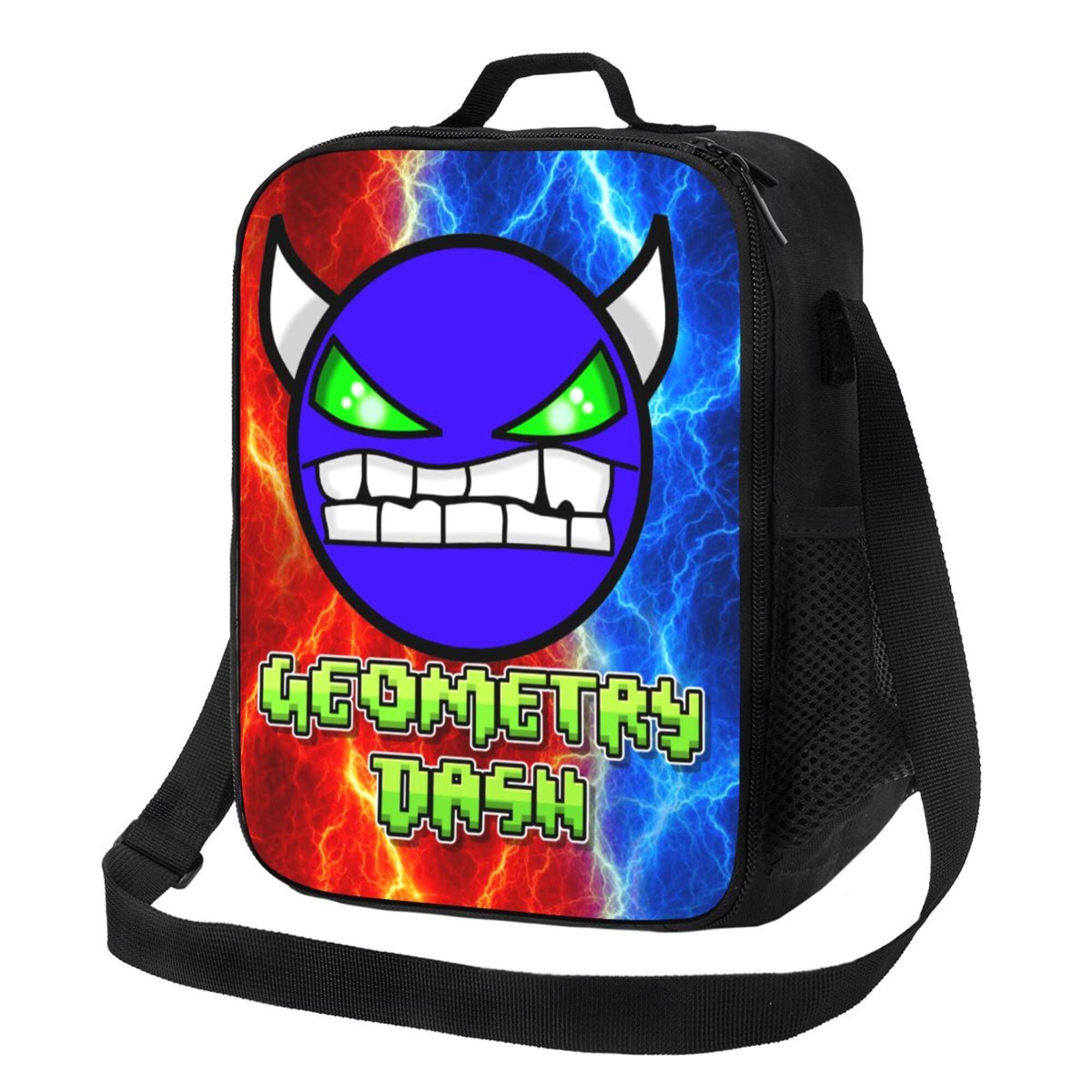 Geometry Dash Lunch Bag Lunch Box Lightweight Durable Lunch Tote Bag ...