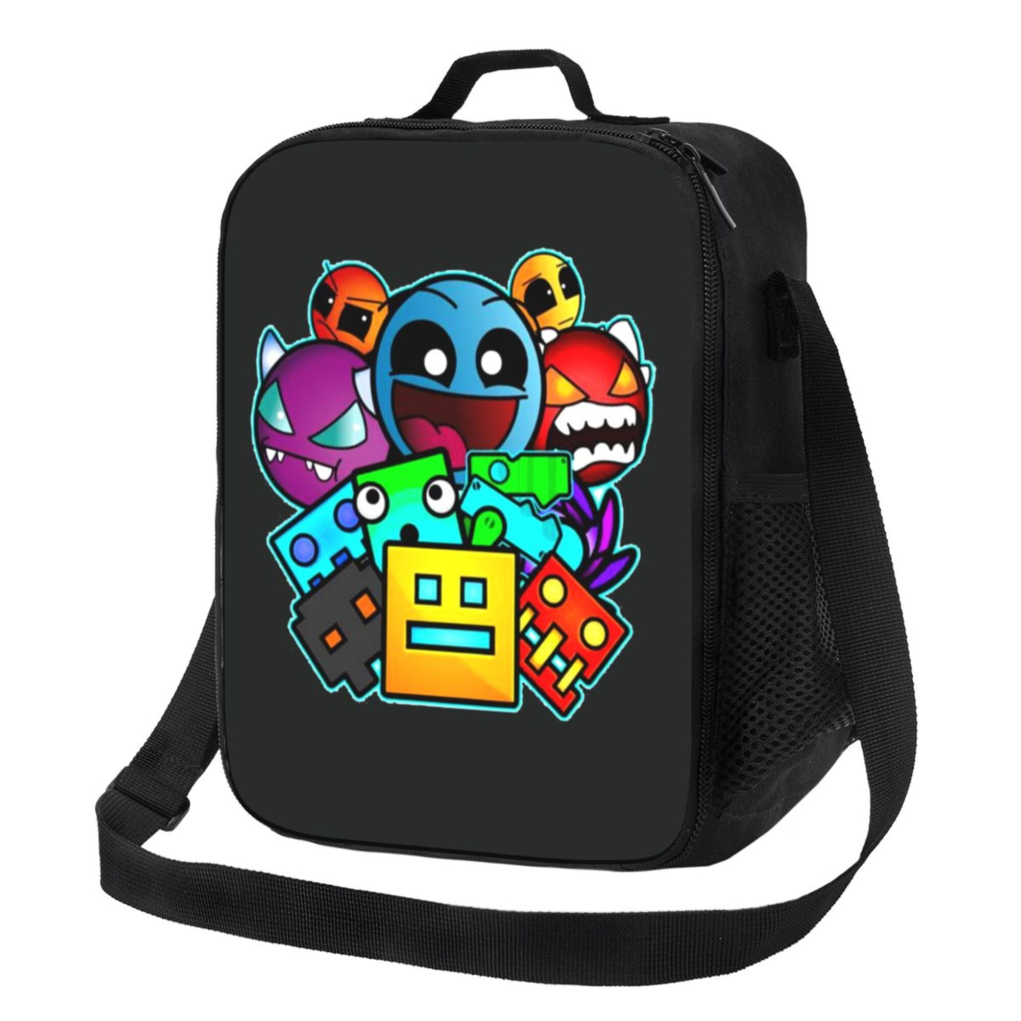Geometry Dash Lunch Bag Lunch Box Lightweight Durable Lunch Tote Bag ...
