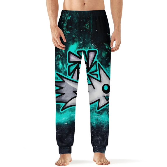 Geometry Dash Men's Lightweight Pajama Pants Soft Lounge Sleep Joggers ...