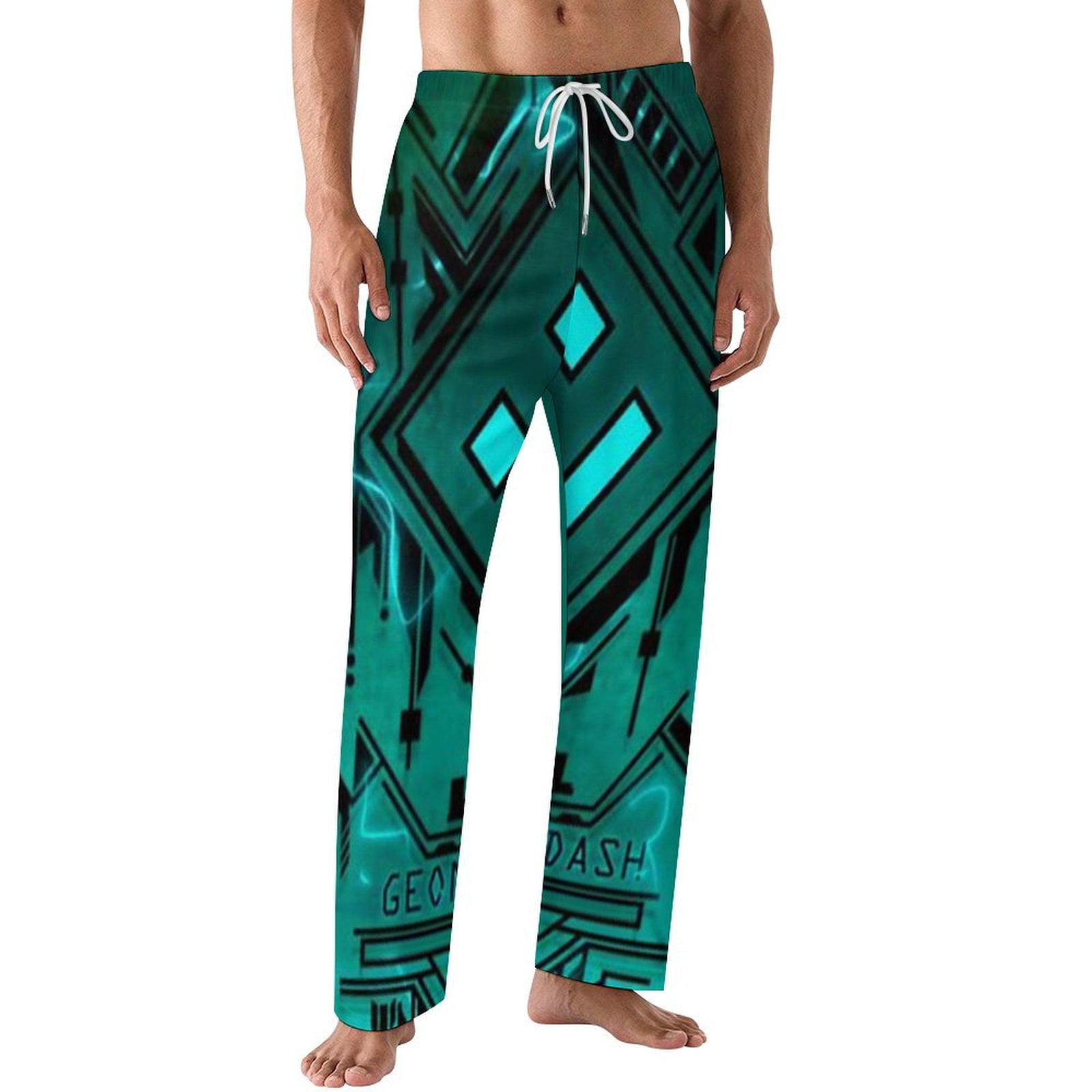 Geometry Dash Mens Pajama Pants Cozy Soft Lounge Sleep Pajamas Pants ...