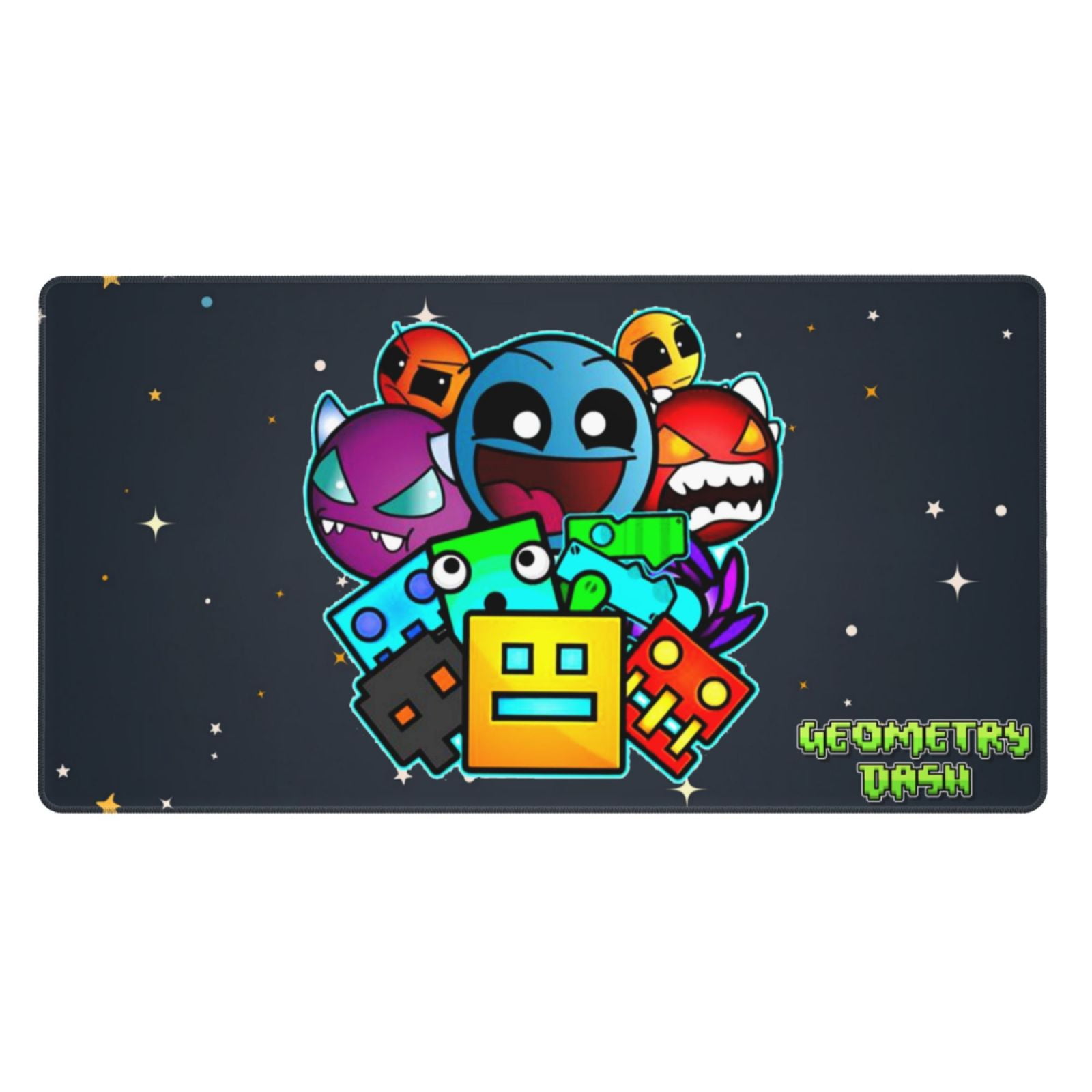 Geometry Dash Mouse Pad 16x29.5 Inch Computer Keyboard Mouse Pad ...