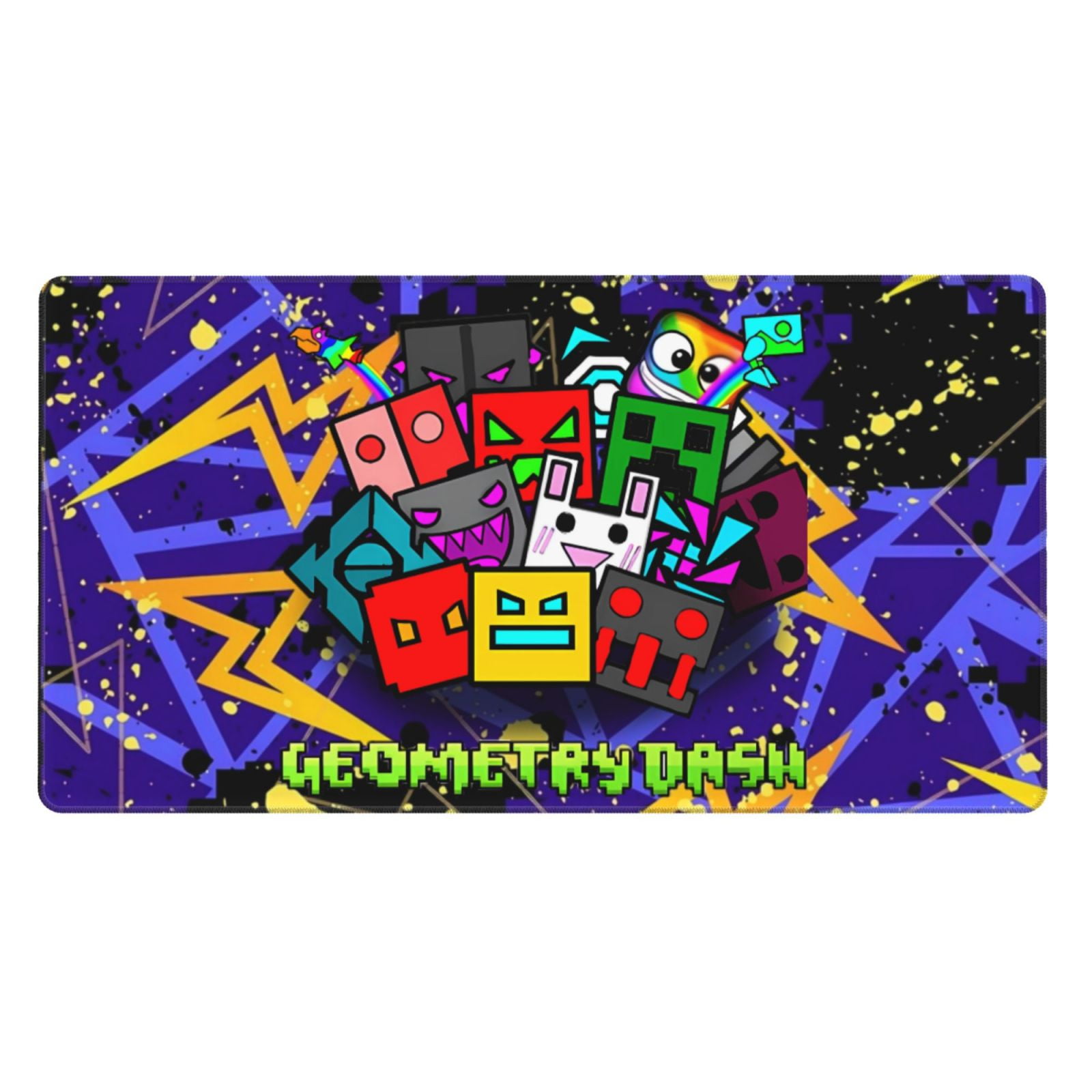 Geometry Dash Mouse Pad 16x29.5 Inch Computer Keyboard Mouse Pad ...