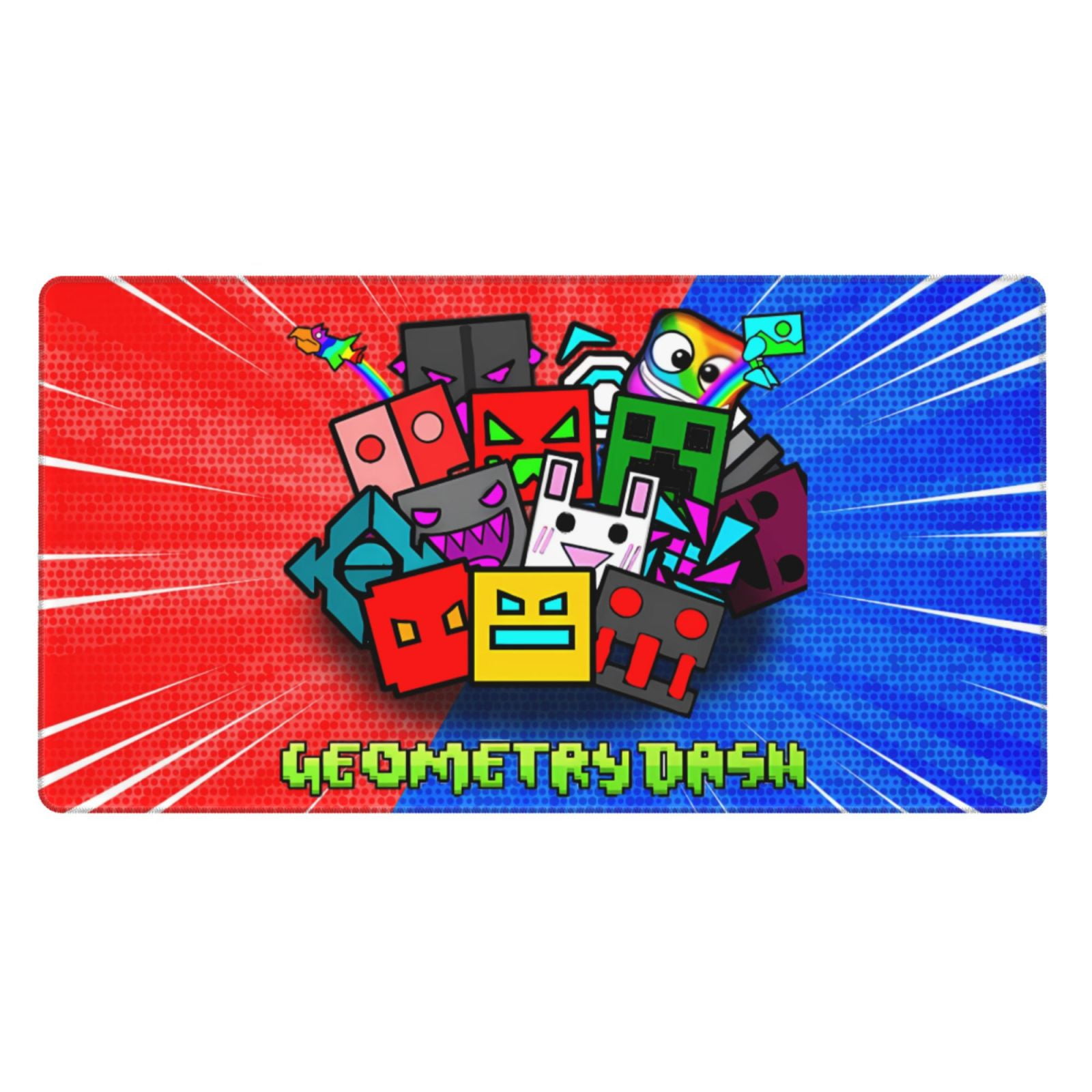 Geometry Dash Mouse Pad 16x29.5 Inch Computer Keyboard Mouse Pad ...