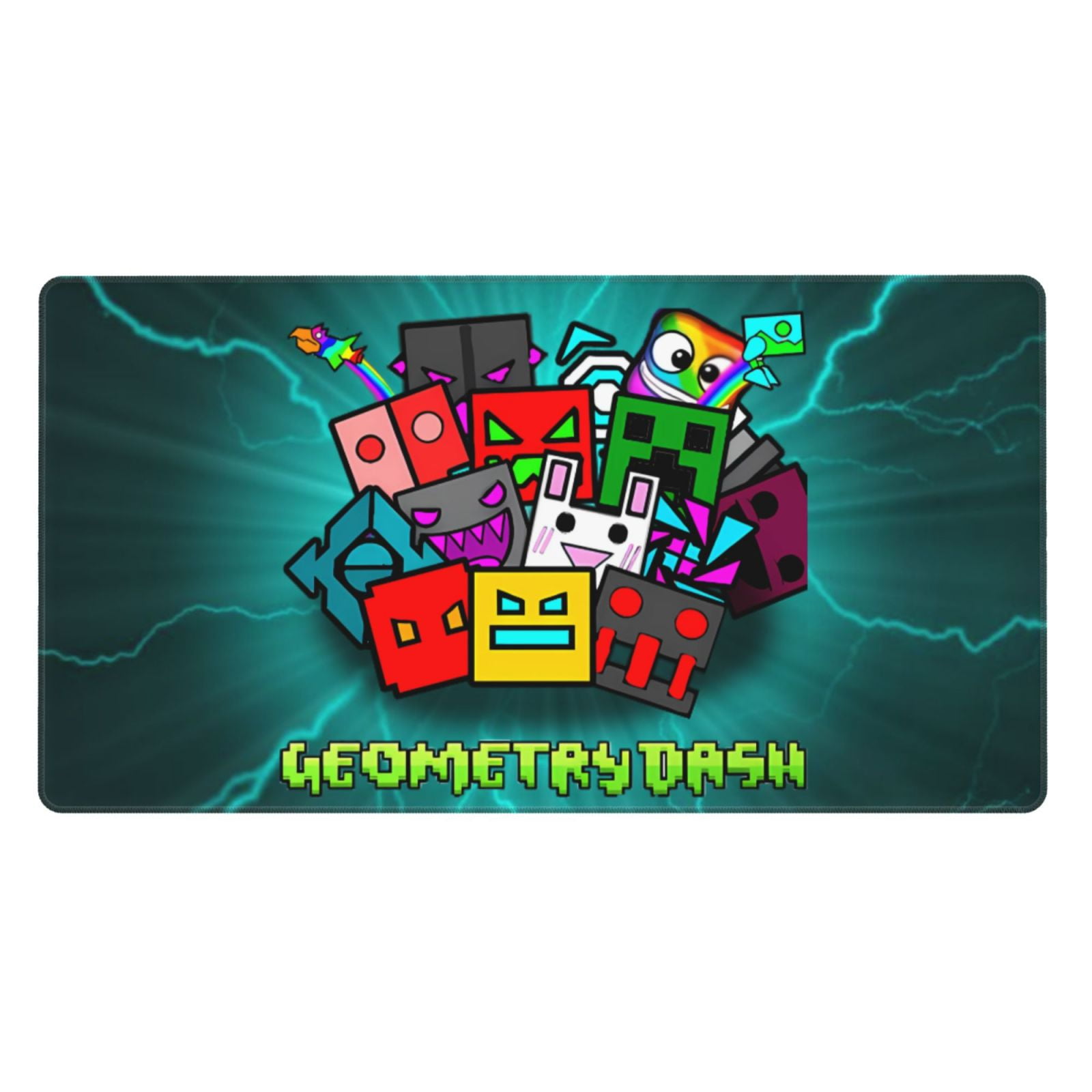 Geometry Dash Mouse Pad 16x29.5 Inch Computer Keyboard Mouse Pad ...