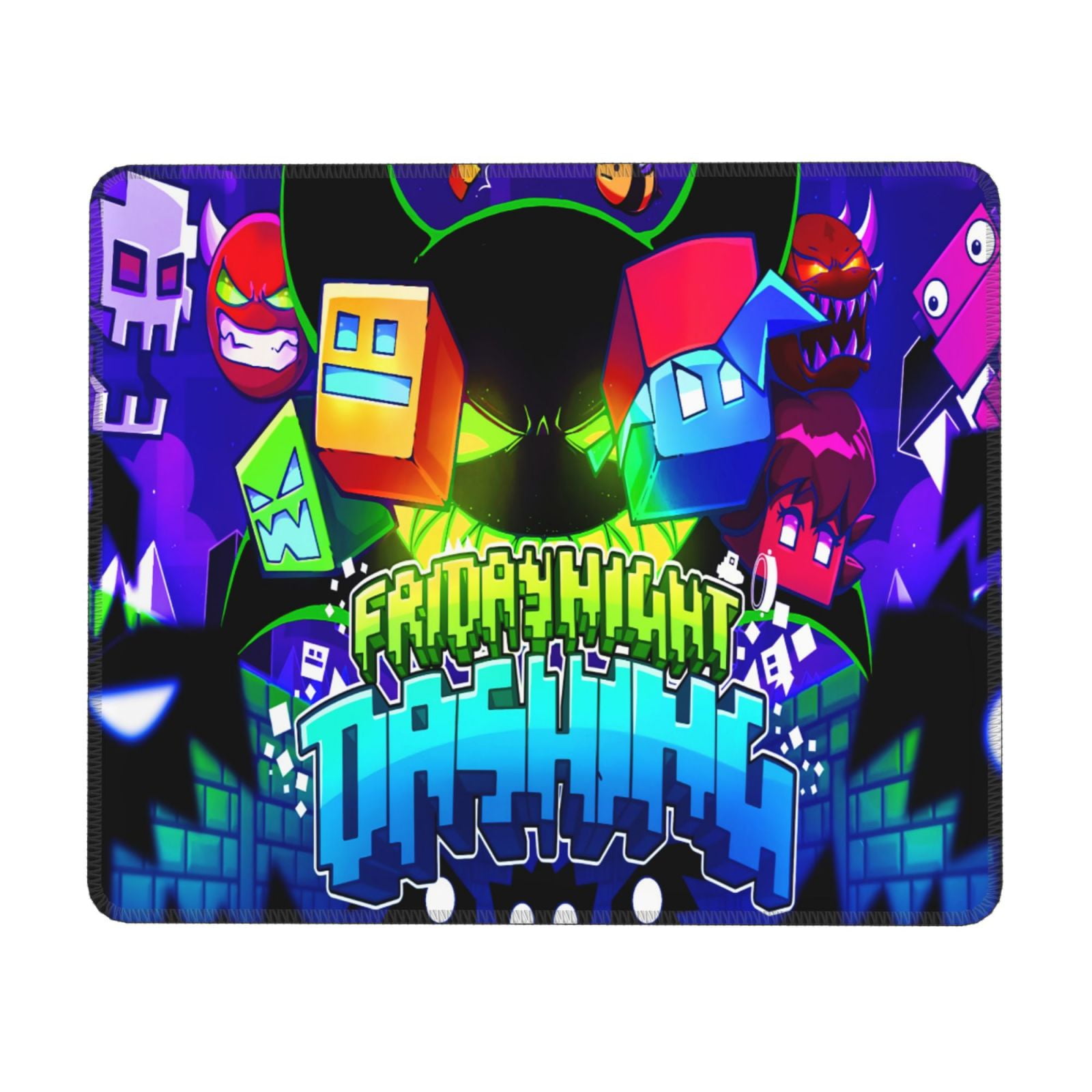 Geometry Dash Mouse Pad, Computer Mouse Mat, Waterproof Non-Slip Rubber ...