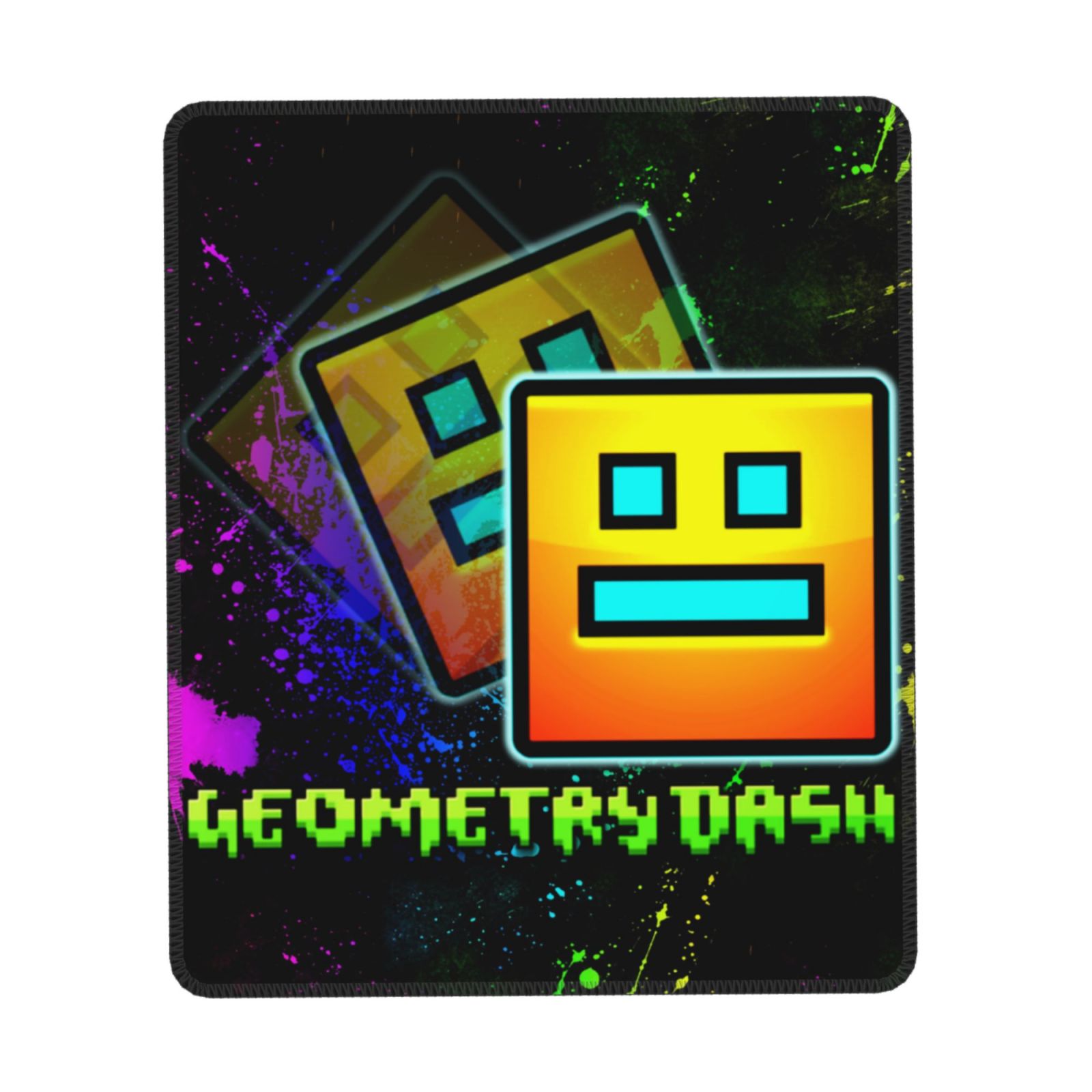 Geometry Dash Mouse Pad Non-Slip Rubber Desktop Mousepads 7.9 X 9.5 In ...