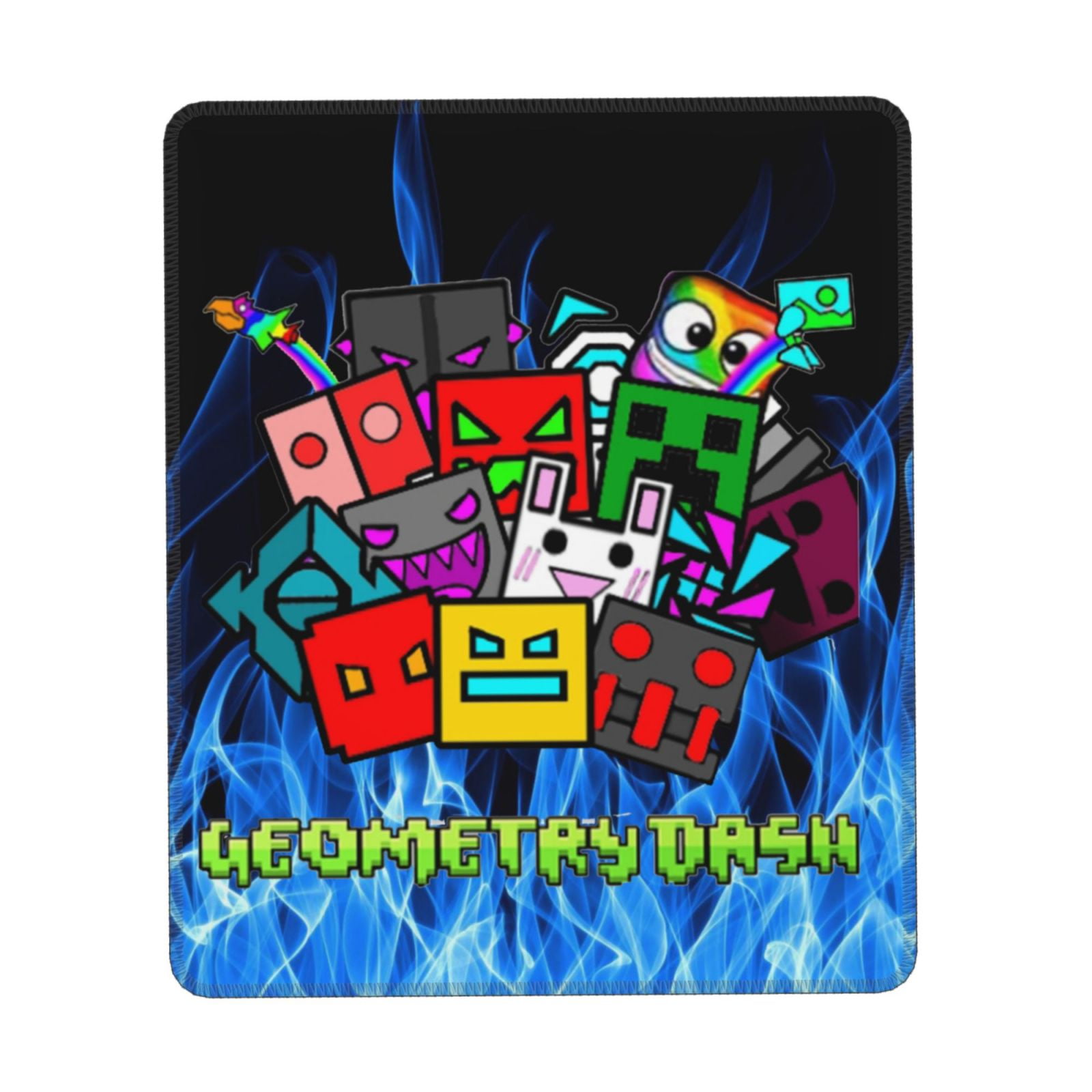 Geometry Dash Mouse Pad Non-Slip Rubber Desktop Mousepads 8.3 X 10.3 In ...
