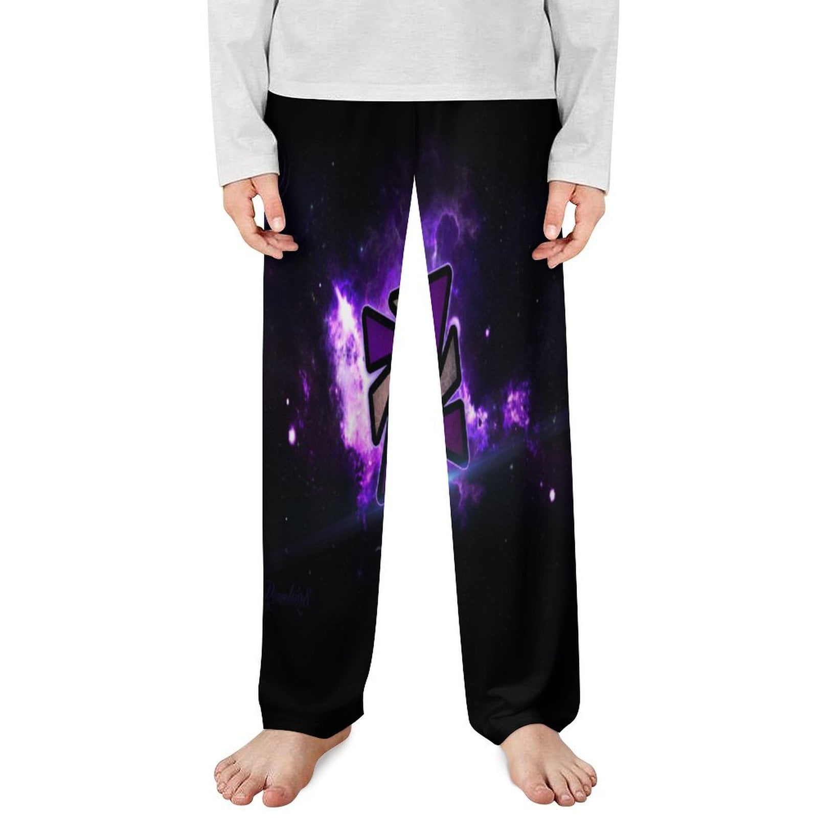 Geometry Dash Pajamas Bottom Cartoon PJS Pants Sleepwear for Boys Girls ...