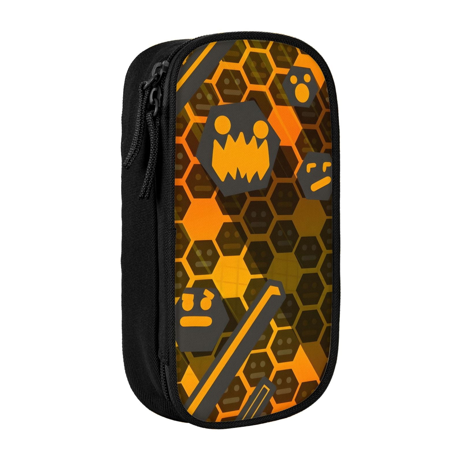 Geometry Dash Pen Case Casual Simple Black Storage Pouch Learning ...