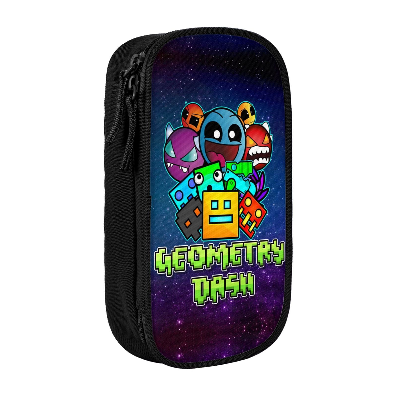Geometry Dash Pencil Case, Multipurpose Pencase ,Large Capacity Durable ...