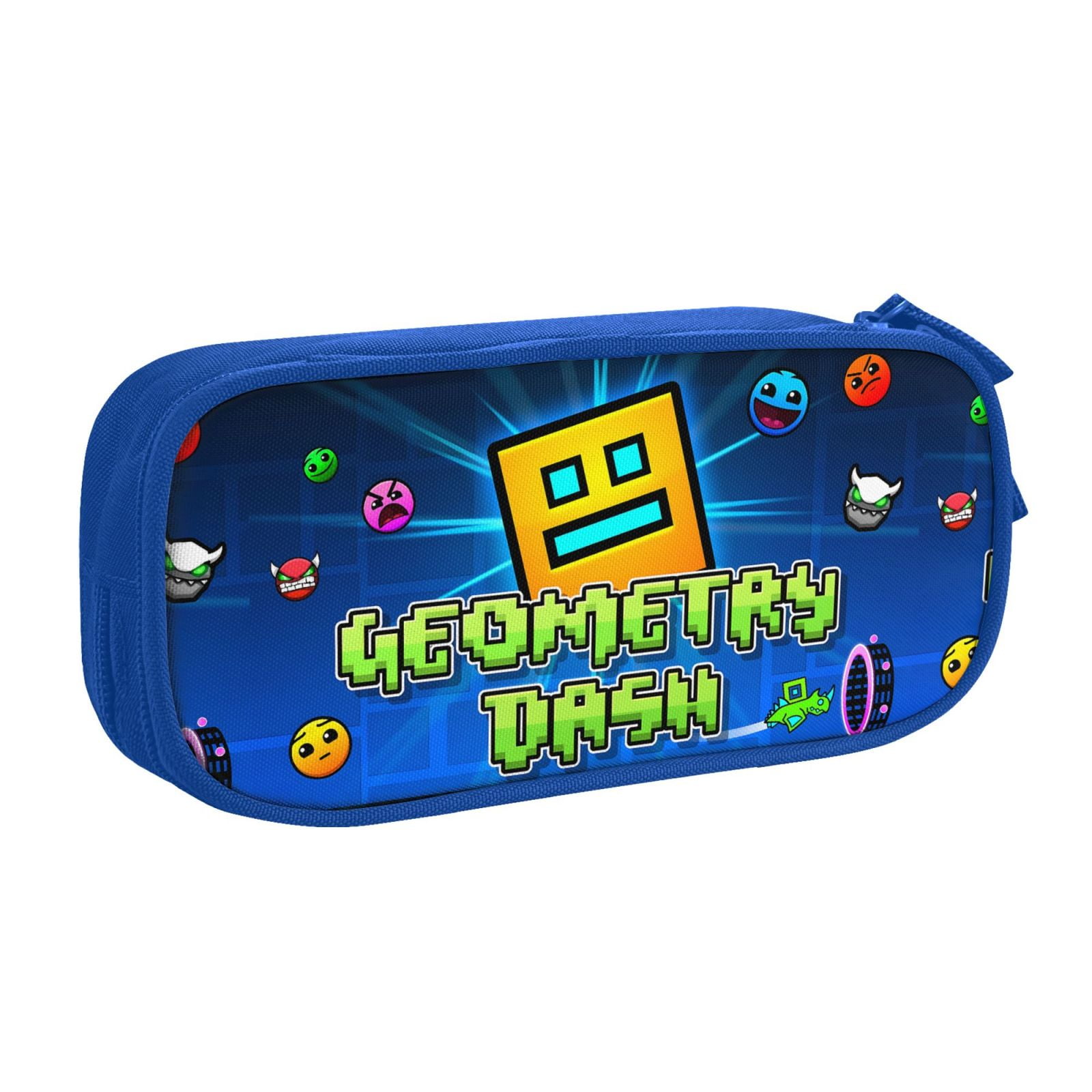 Geometry Dash Pencil Case, Multipurpose Pencase ,Large Capacity Durable ...