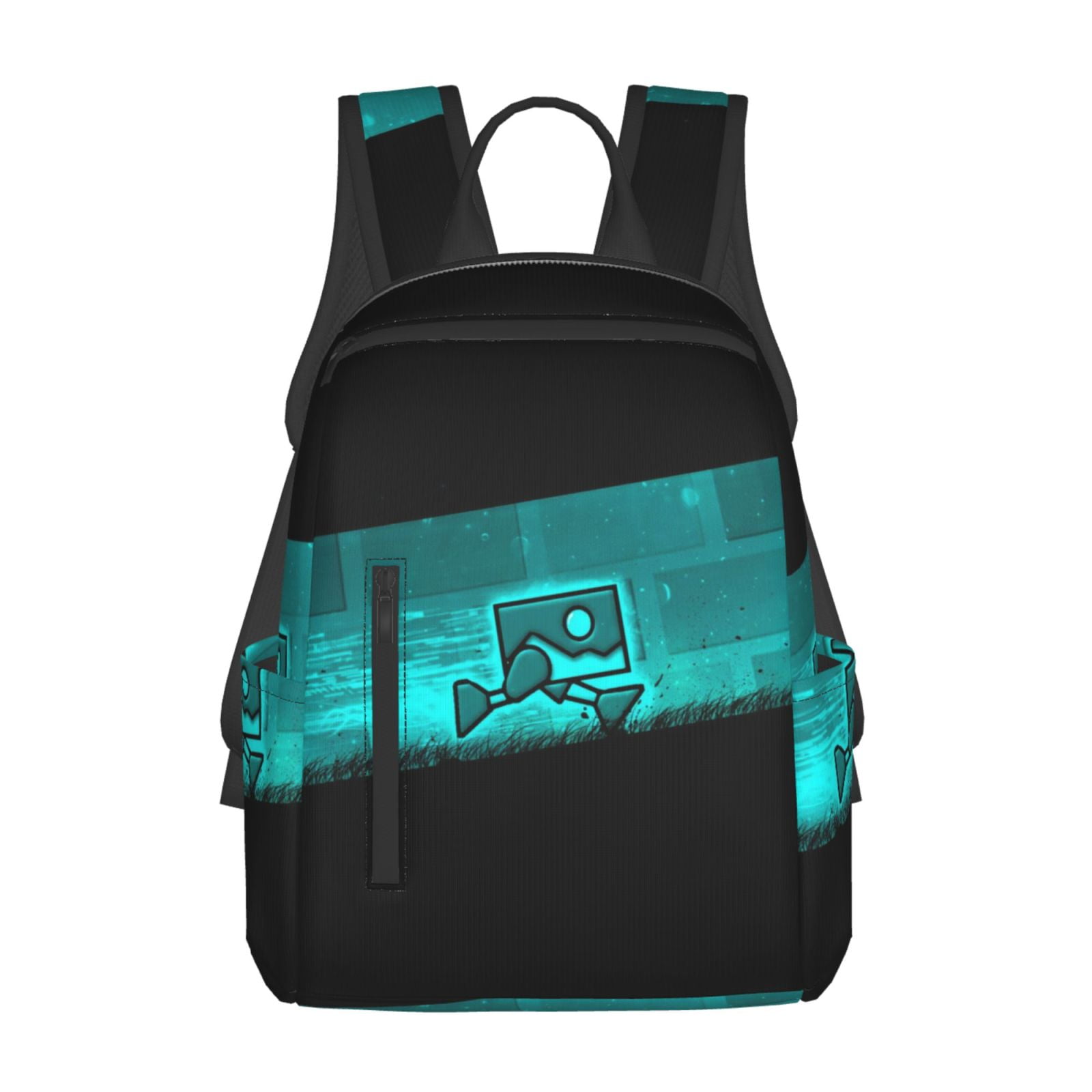 Geometry Dash Robot Backpack Unisex Daypack Adjustable Lightweight ...
