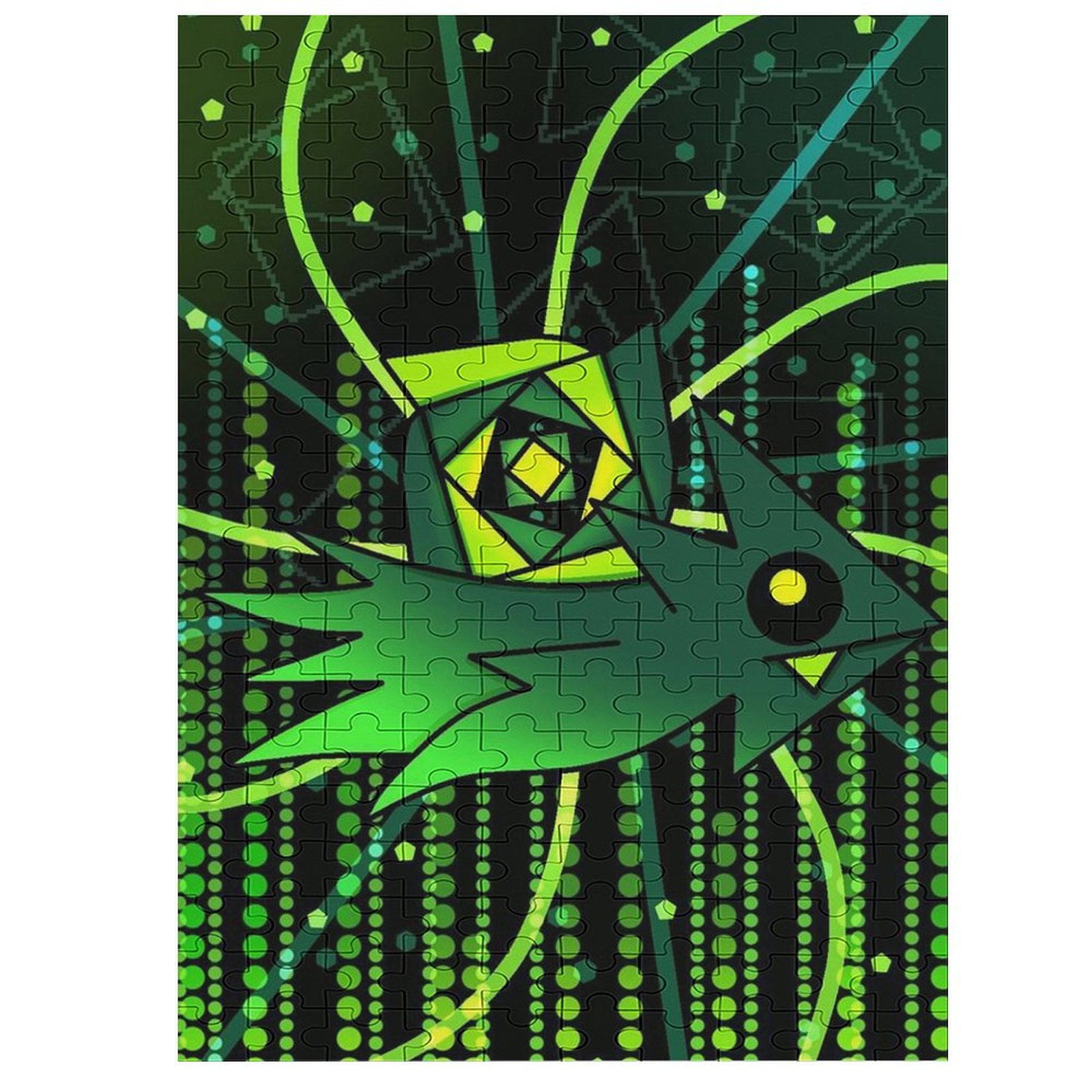 Geometry Dash Ship Jigsaw Puzzles Interlocking Puzzles Home Decor ...