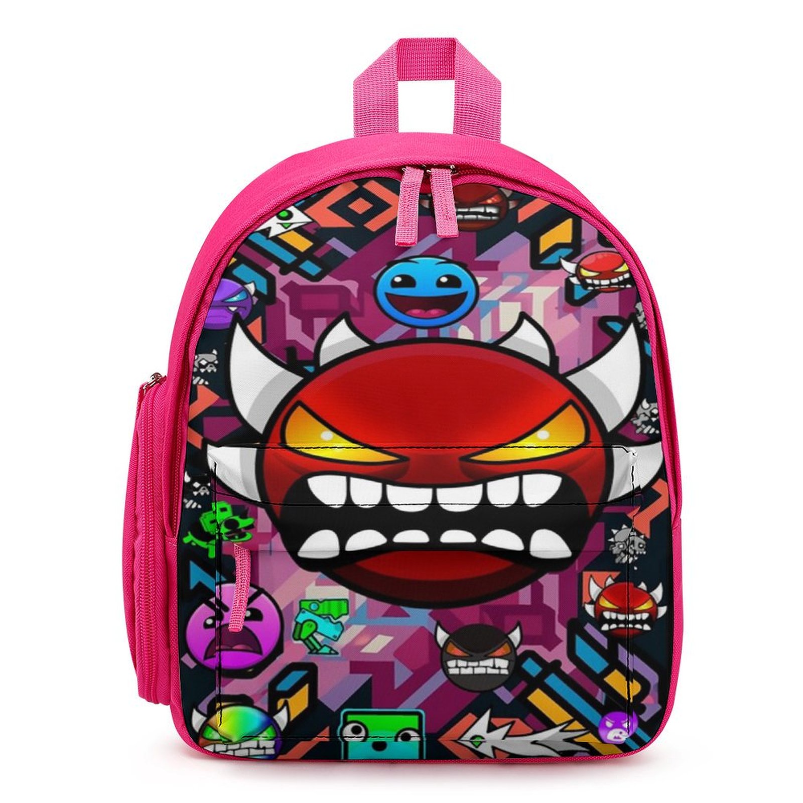 Geometry Dash Small Backpack Shoulder Backpack Travel Daypack ...
