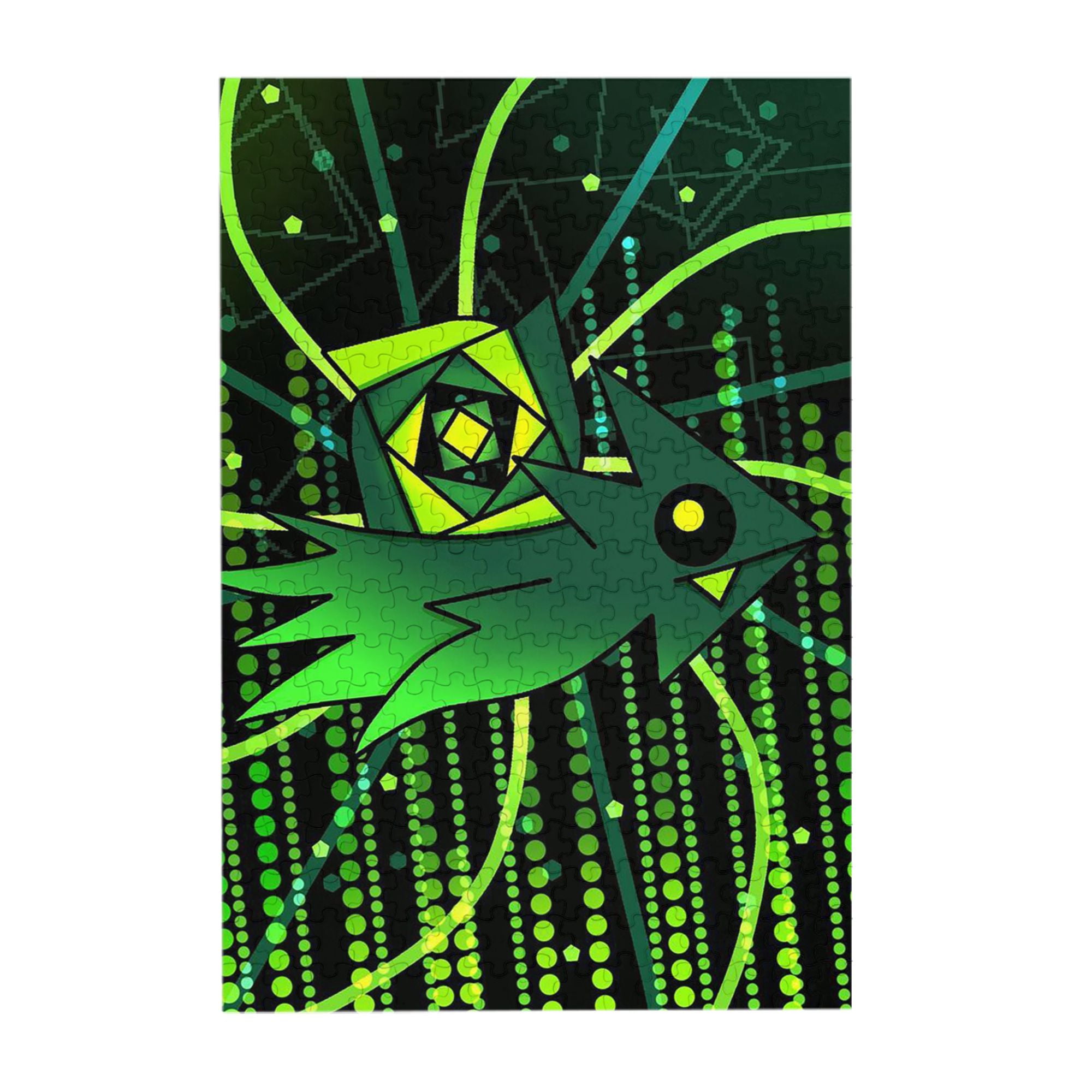 Geometry Dash Spaceship 300 Piece Jigsaw Puzzle For Families ...