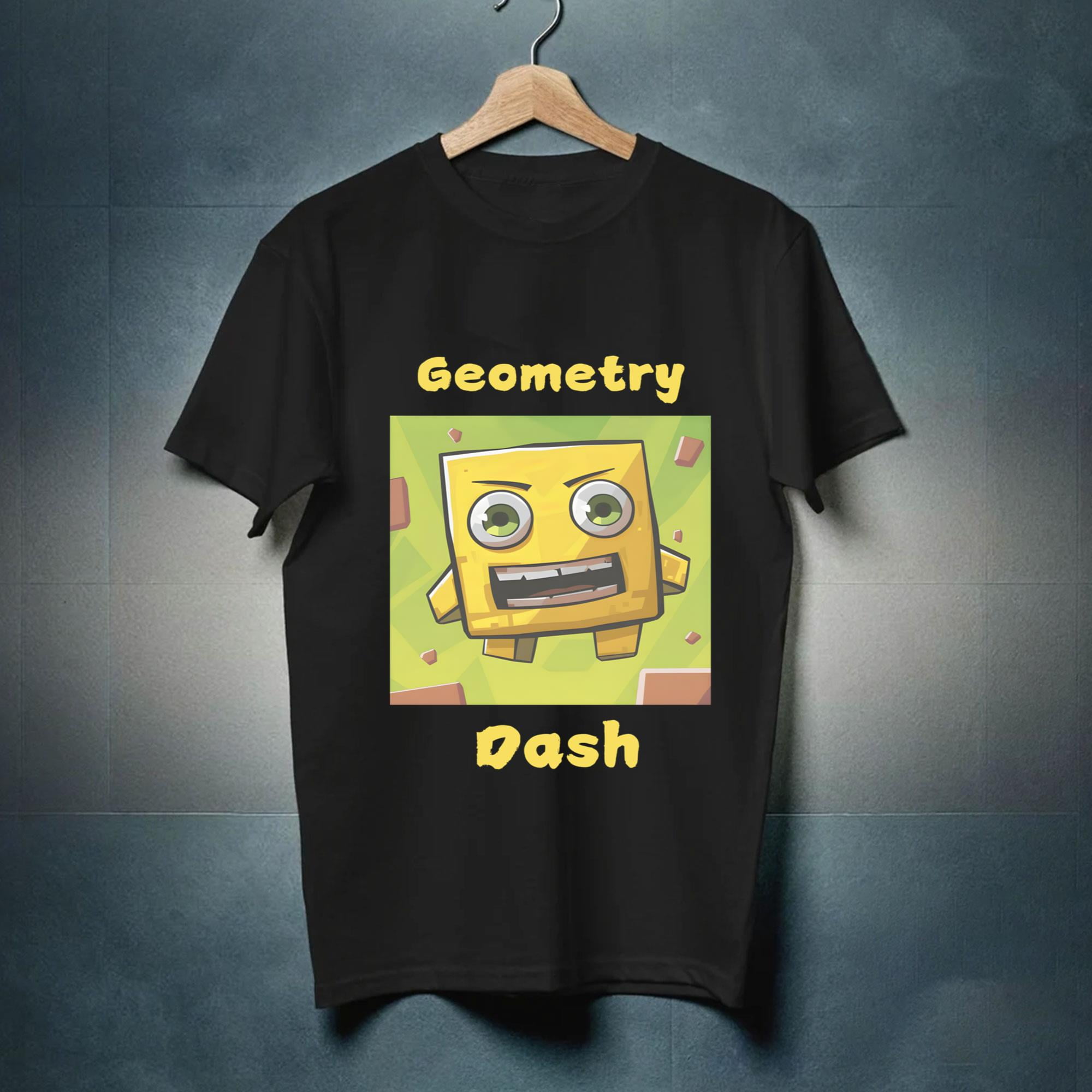 Geometry Dash T-Shirt Geometry Dash Tee Youth classic tee - Walmart.com