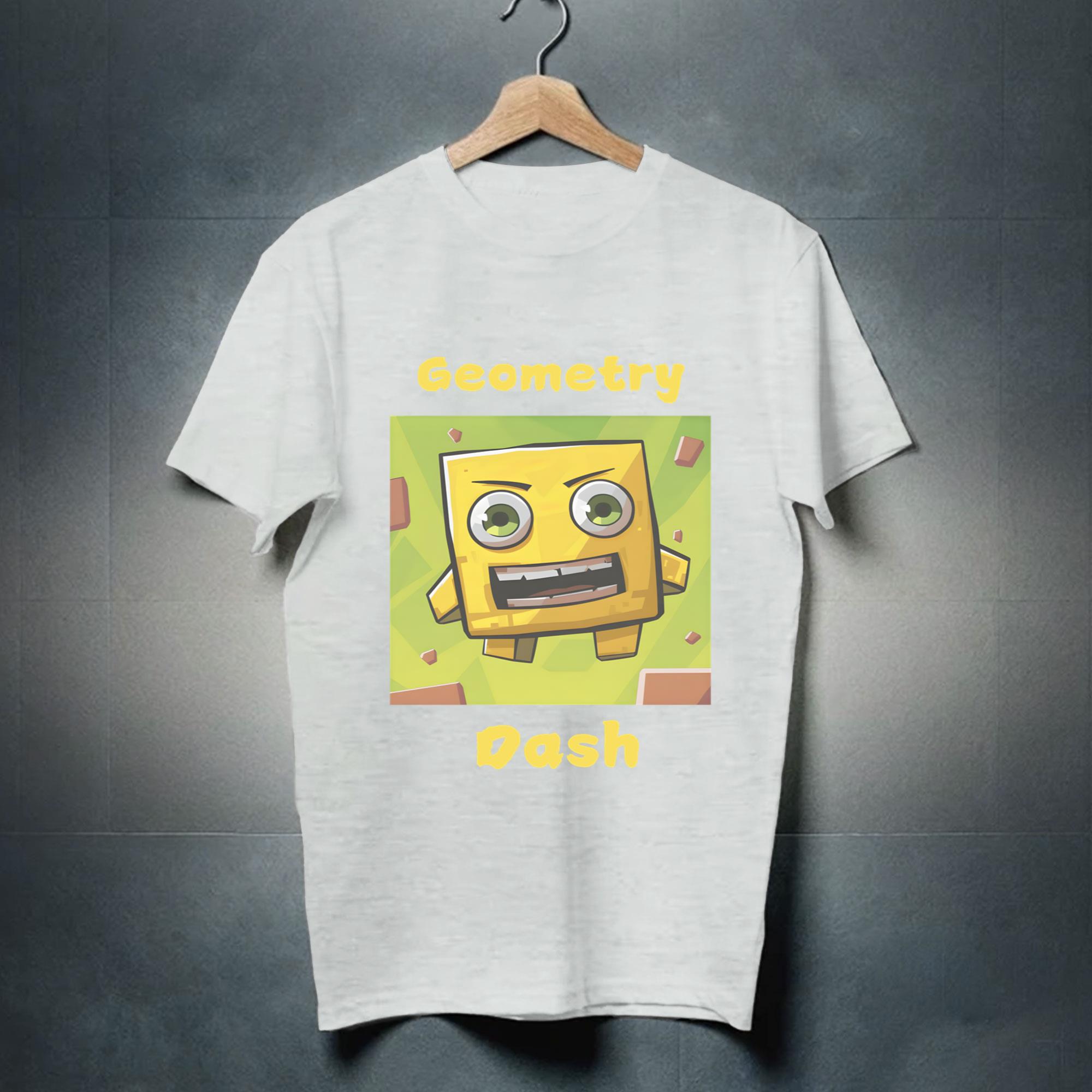 Geometry Dash T-Shirt Geometry Dash Tee Youth classic tee - Walmart.com