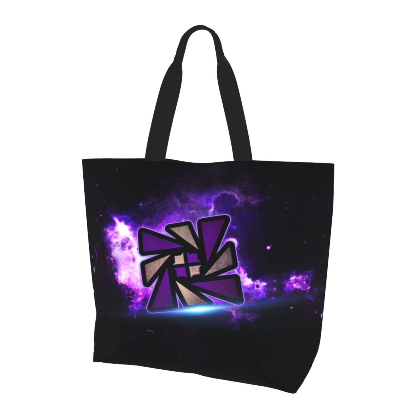 Geometry Dash Tote Bag for Women Cute Beach Bag Portable Handbag Ladies ...