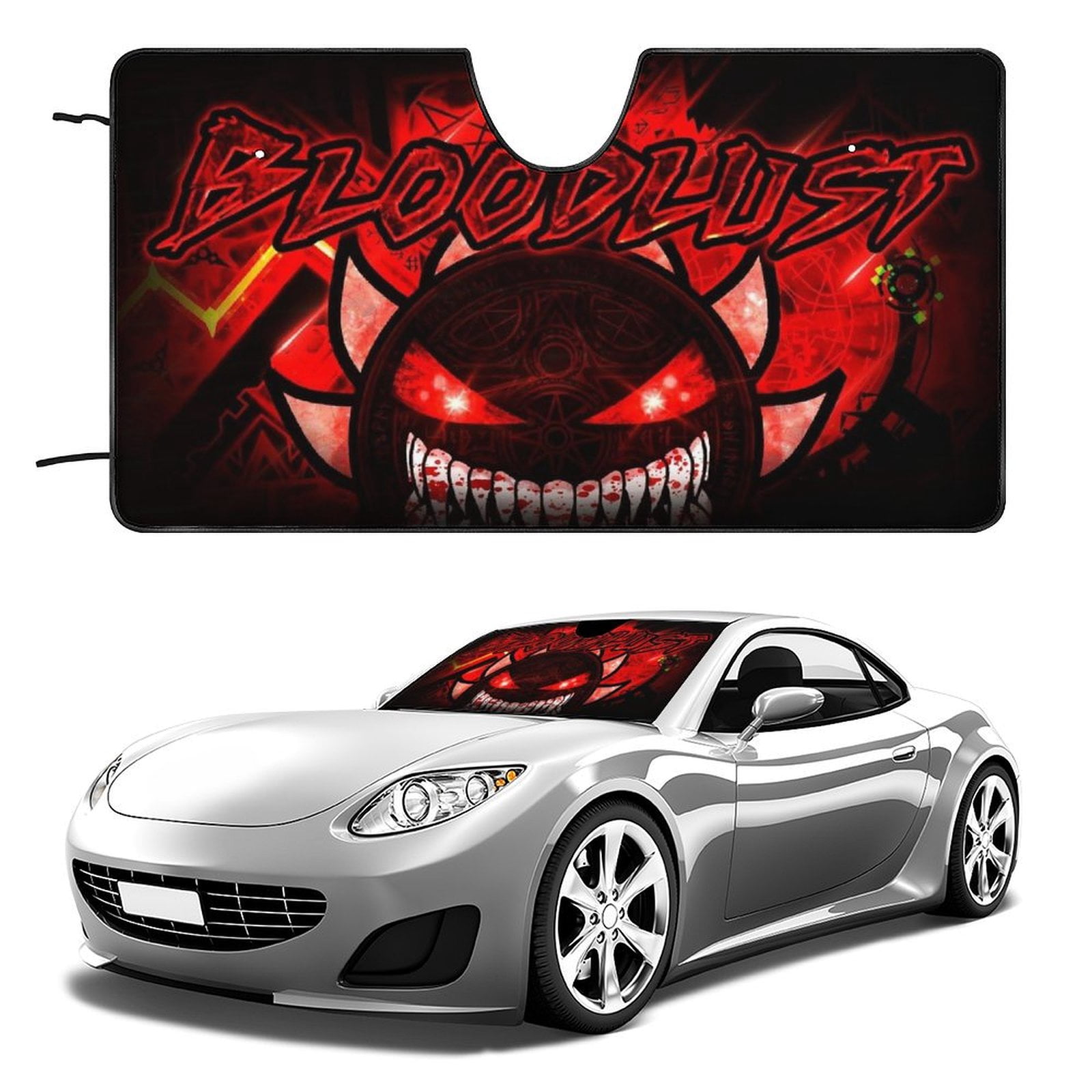 Geometry Dash Windshield Sun Shade, Front Foldable Windshield Sunshade ...