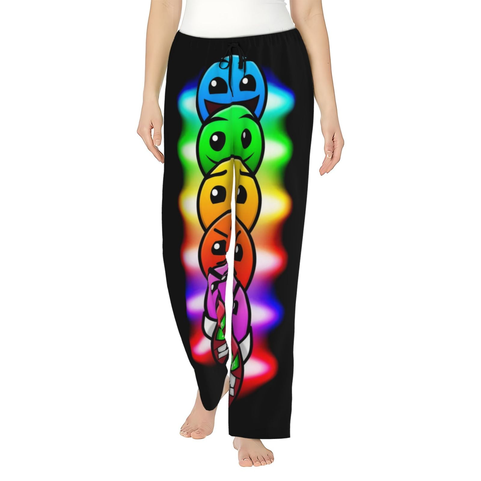 Geometry Dash Women'S Comfort Lounge Pajama Pants With Pockets And ...