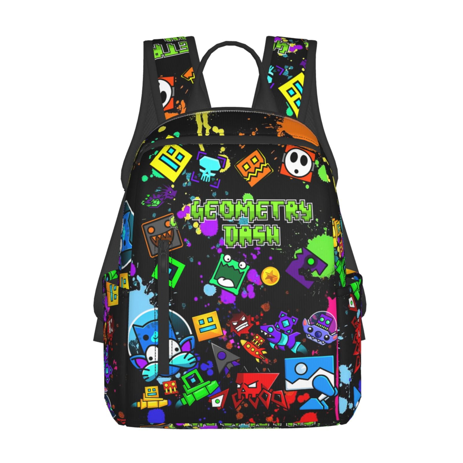 Geometry Dash World Backpacks Large Capacity Travel Backpack Laptop Bag ...