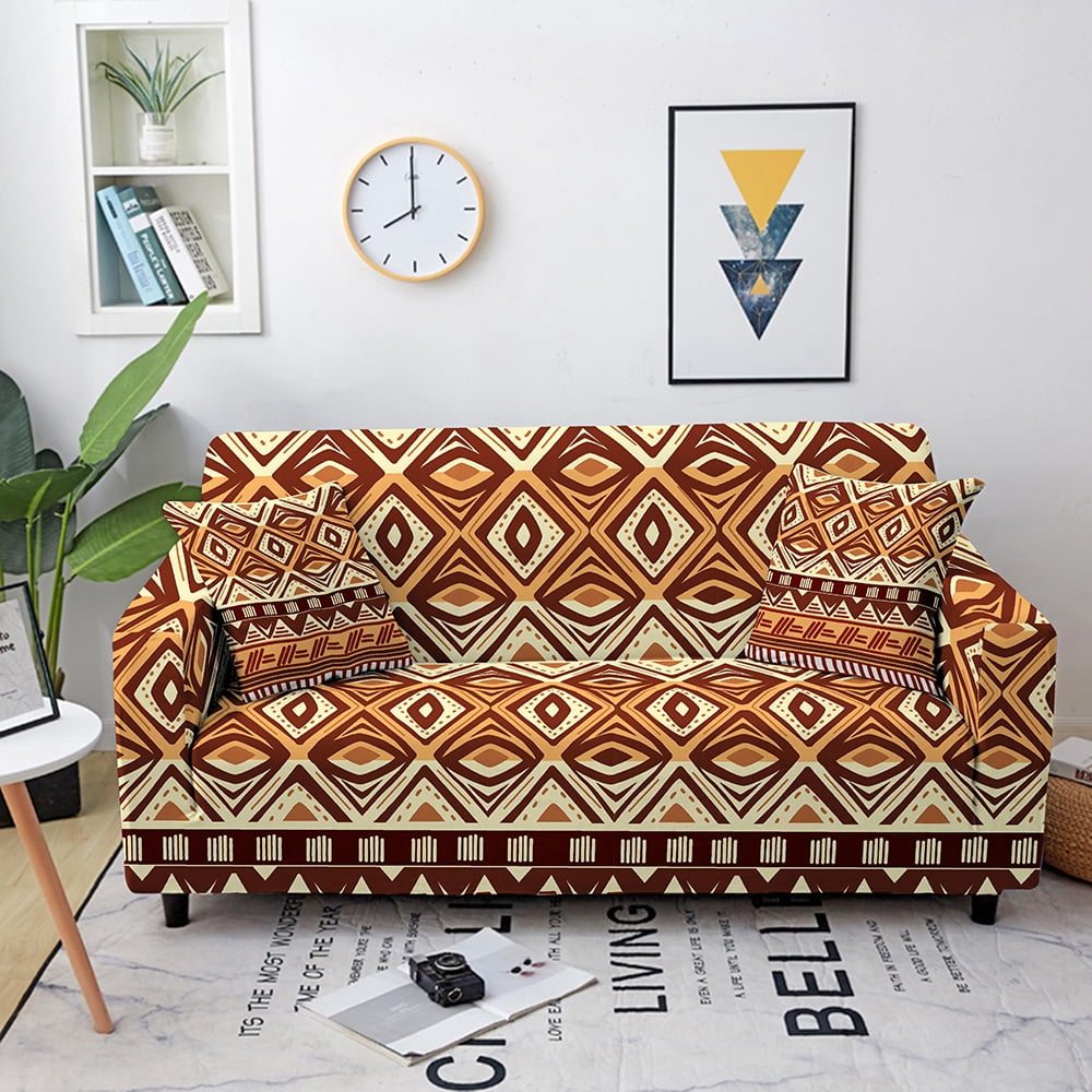 Geometry Elastic Sofa Cover Creative Pattern Sectional Corner Couch ...