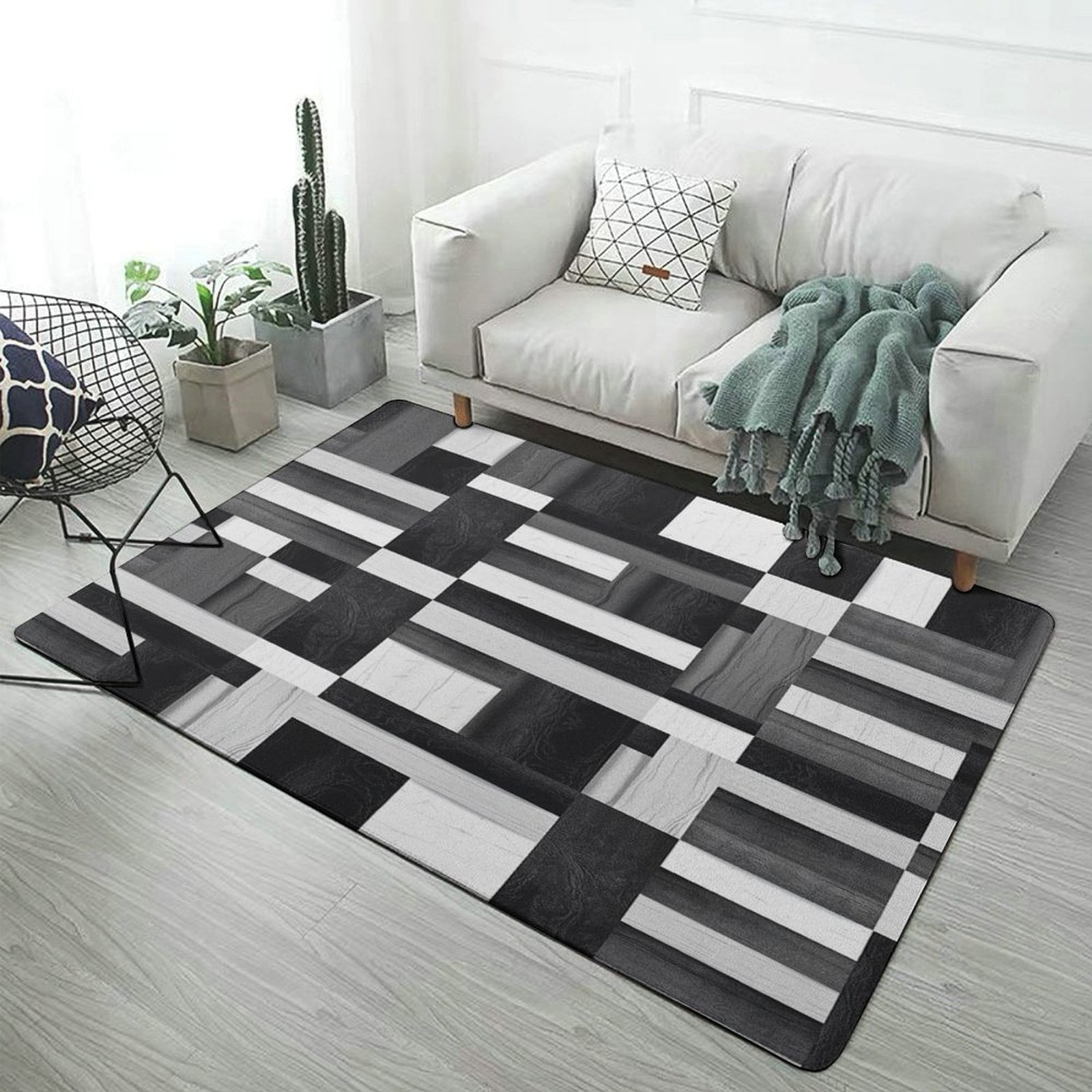 Geometry European Living Room Carpets Rugs Luxury Bedroom Study R Rug ...