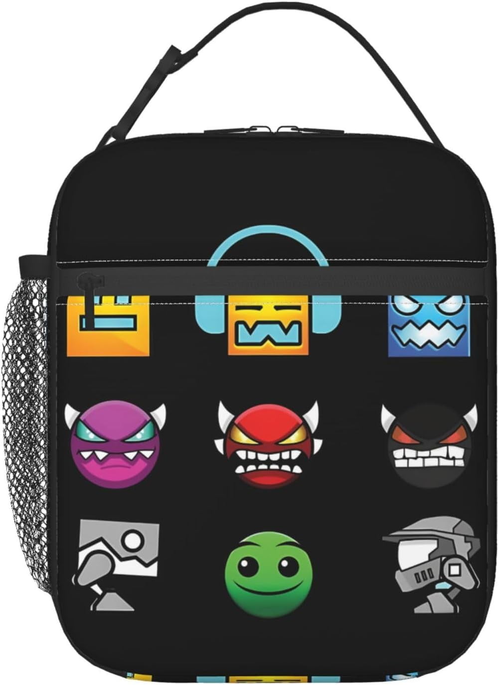 Geometry Gaming Dash Insulated Lunch Box Reusable Lunch Tote Bag Lunch Organizer Meal Holder ...