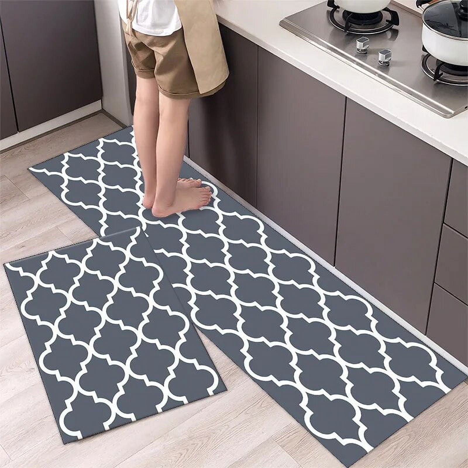 Geometry Kitchen Floor Mat Anti Slip Bedroom Living Room Bedside Area ...