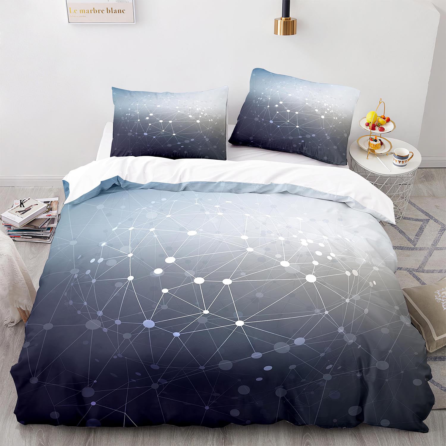 Geometry Line Duvet Cover Colorful Pattern for Children Teens Boys ...