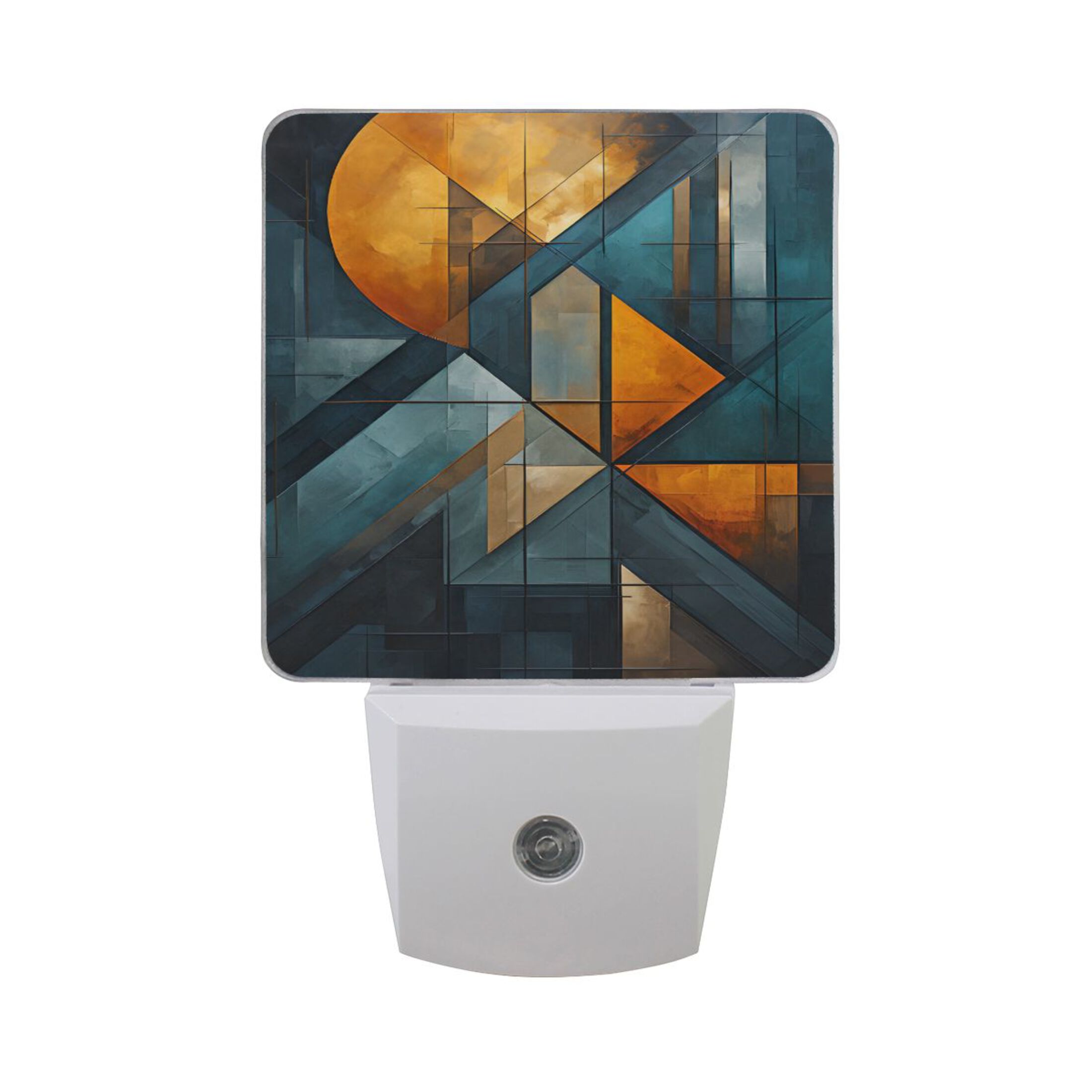 Geometry Lines Night Light LED Dusk to Dawn Auto Sensor Night Lamp Plug ...
