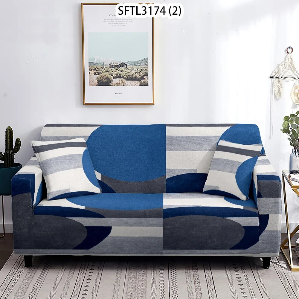 Geometry Living Room sofa Stretch Sofa Cover Modern Combination Corner ...