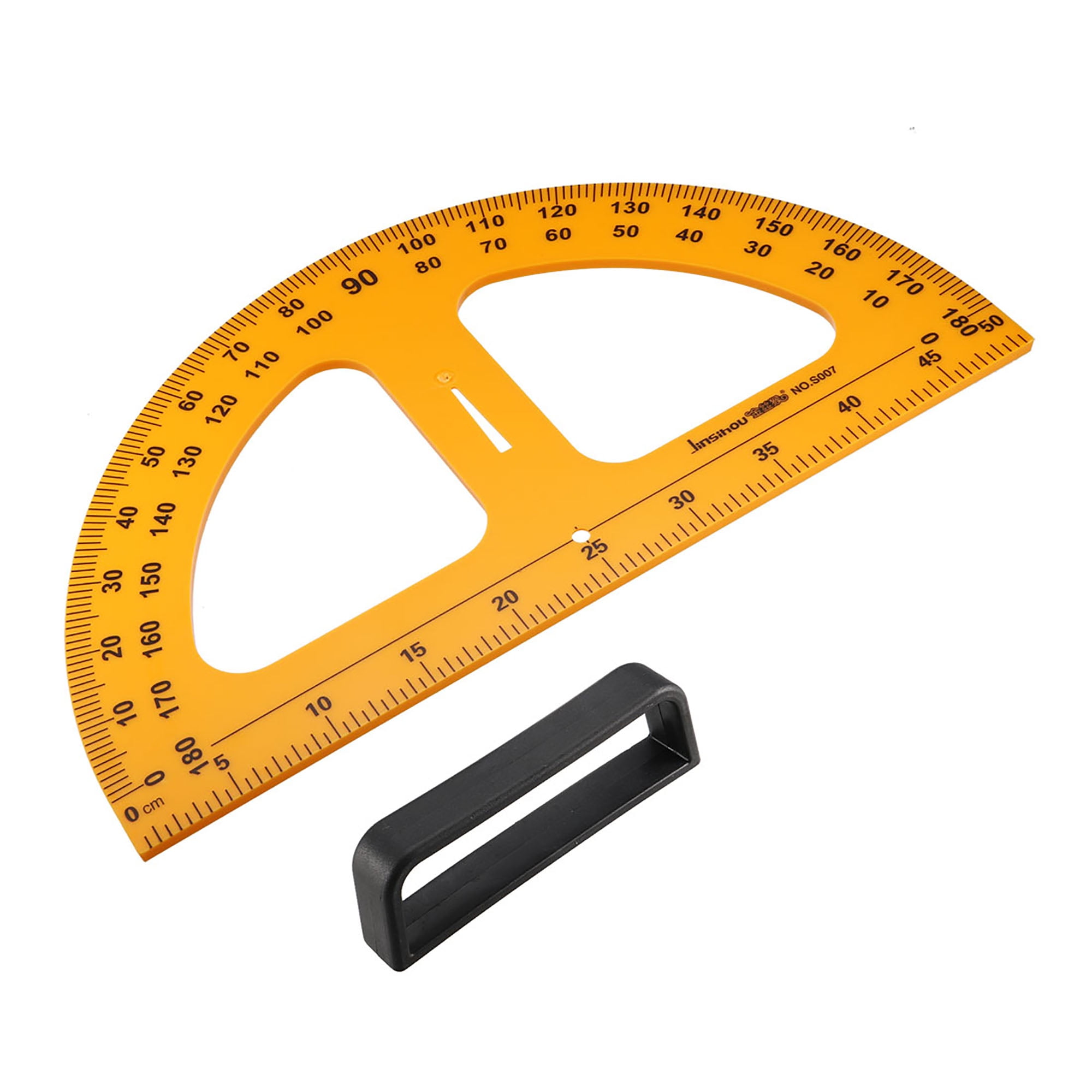Geometry Measurement Tool Plastic Protractor 0-180° 50cm Round ...