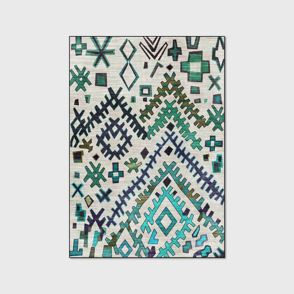 Geometry Persian Style Large Carpets for Living Room Bedroom Area Rugs ...