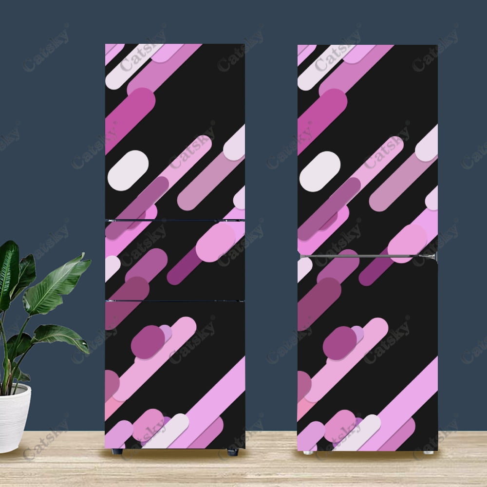 Geometry Refrigerator Stickers Home Decor Kitchen Murals DIY Wall ...