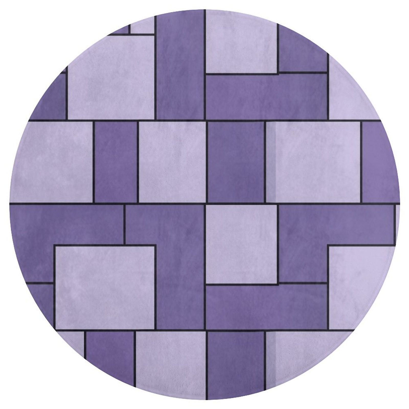 Geometry Round Carpet Living Room Carpet Modern And Stylish Living Room ...