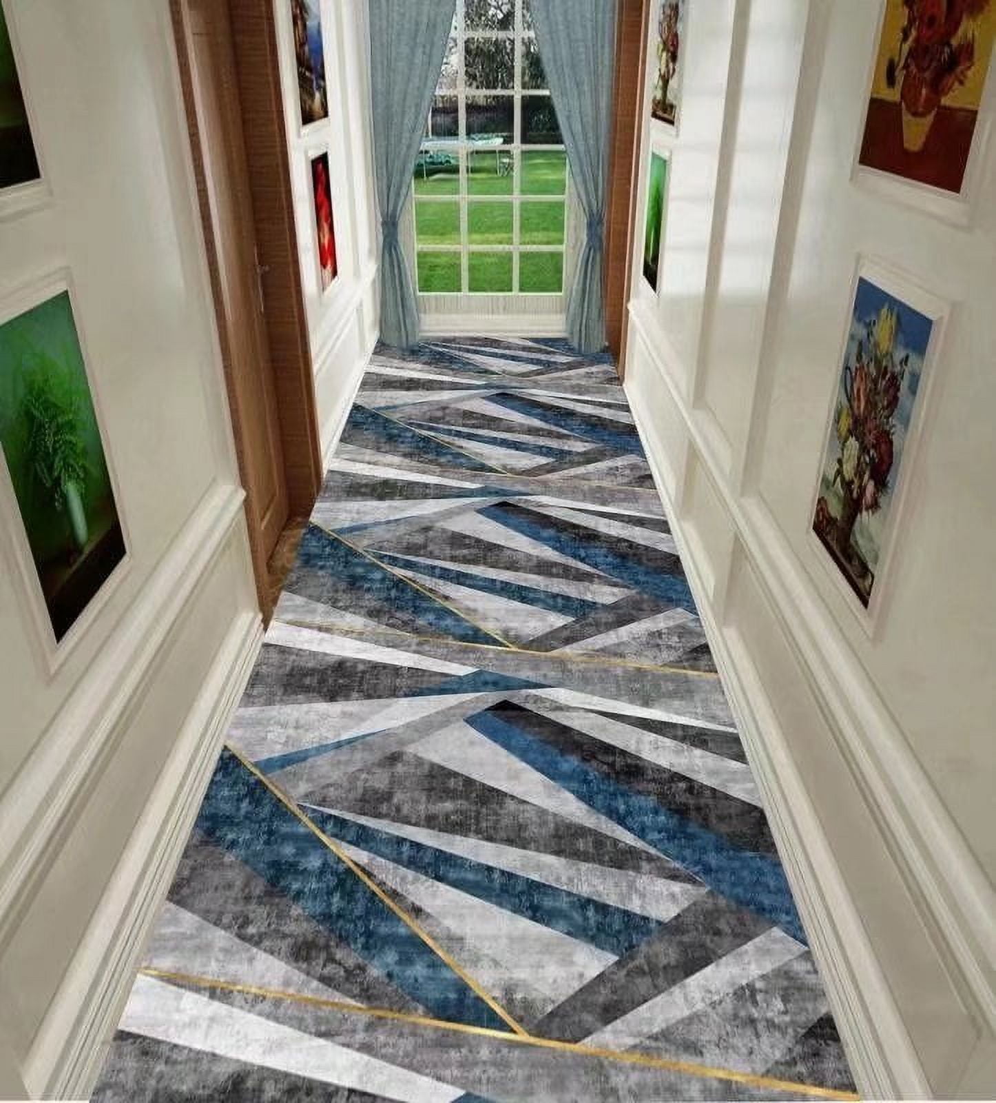 Geometry Runner Long Corridor Carpets Home ration Luxury Passageway ...