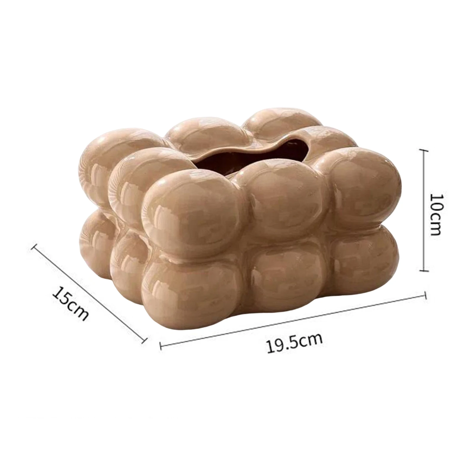 Geometry Tissue Box Cover Decorative Facial Tissue Holder Case ...