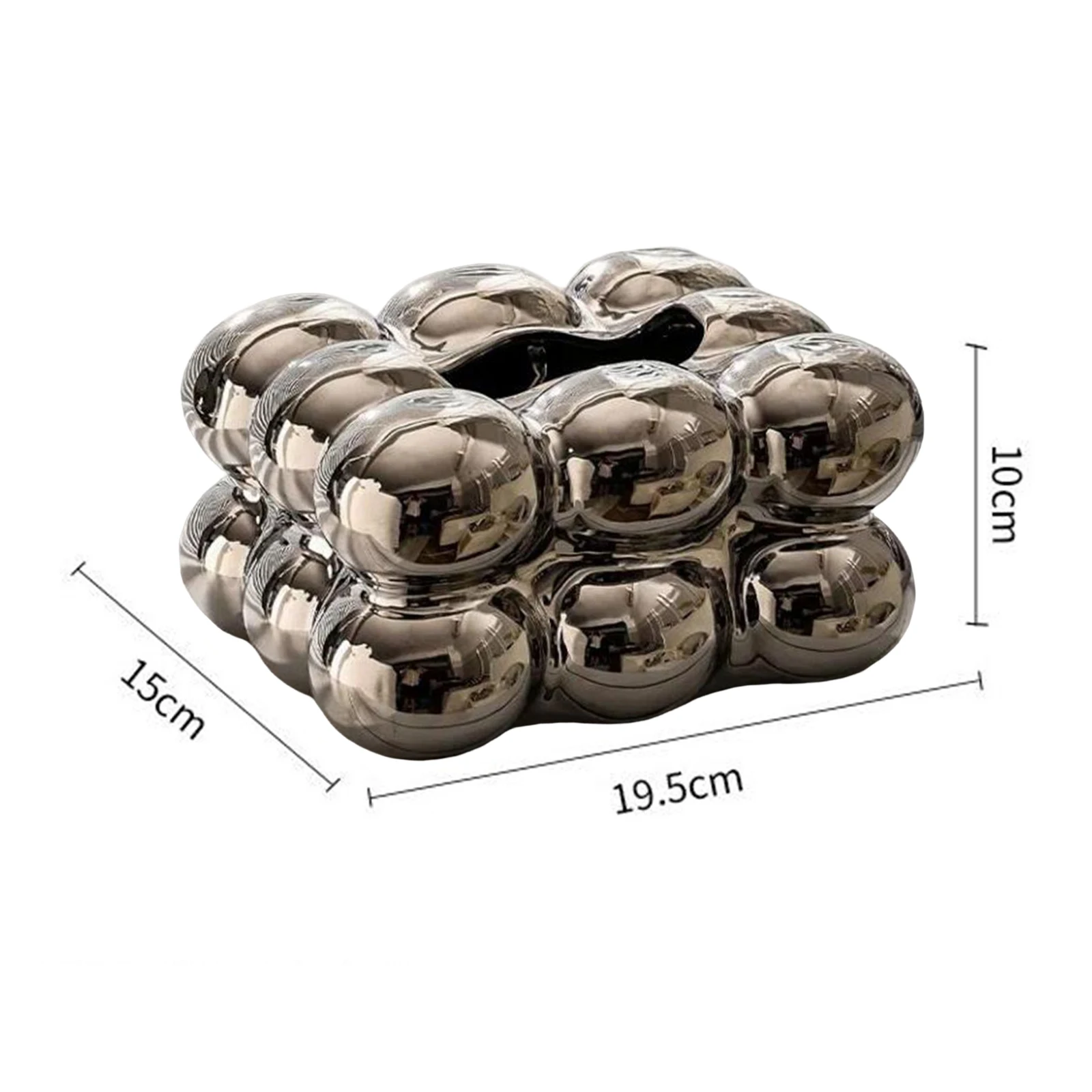 Geometry Tissue Box Cover Decorative Facial Tissue Holder Case ...