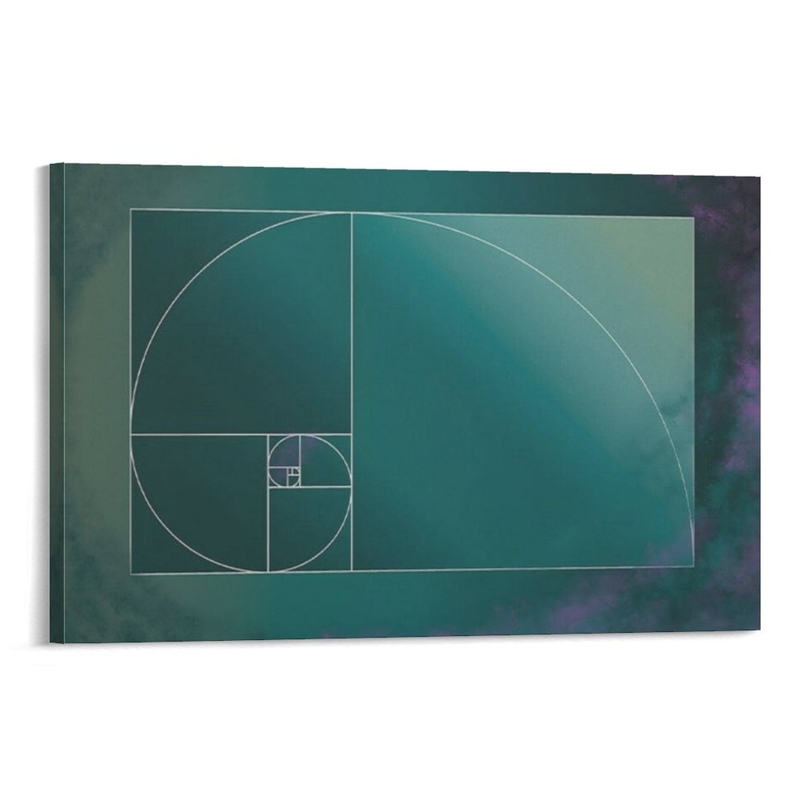 Geometry Wall Decor Fibonacci Sequence Wall Art Abstract Poster Art Home Wall Decor Banksy Wall ...