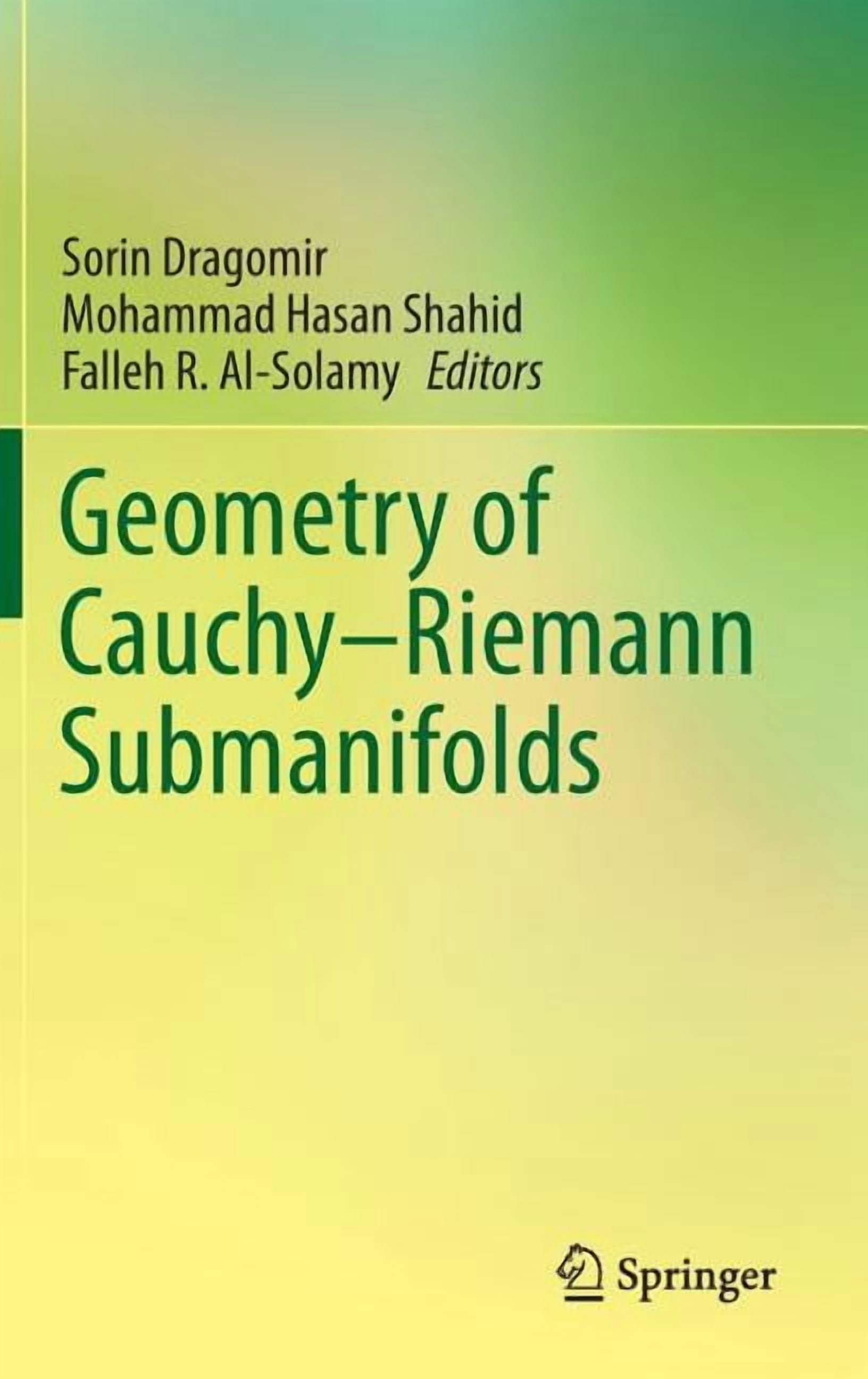 Geometry of Cauchy-Riemann Submanifolds, (Hardcover) - Walmart Business ...