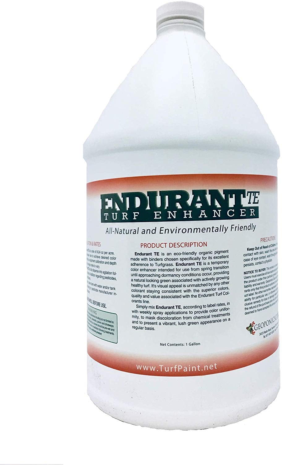 Geoponics Endurant TE (Turf Enhancer) 1 Gallon - Walmart.com