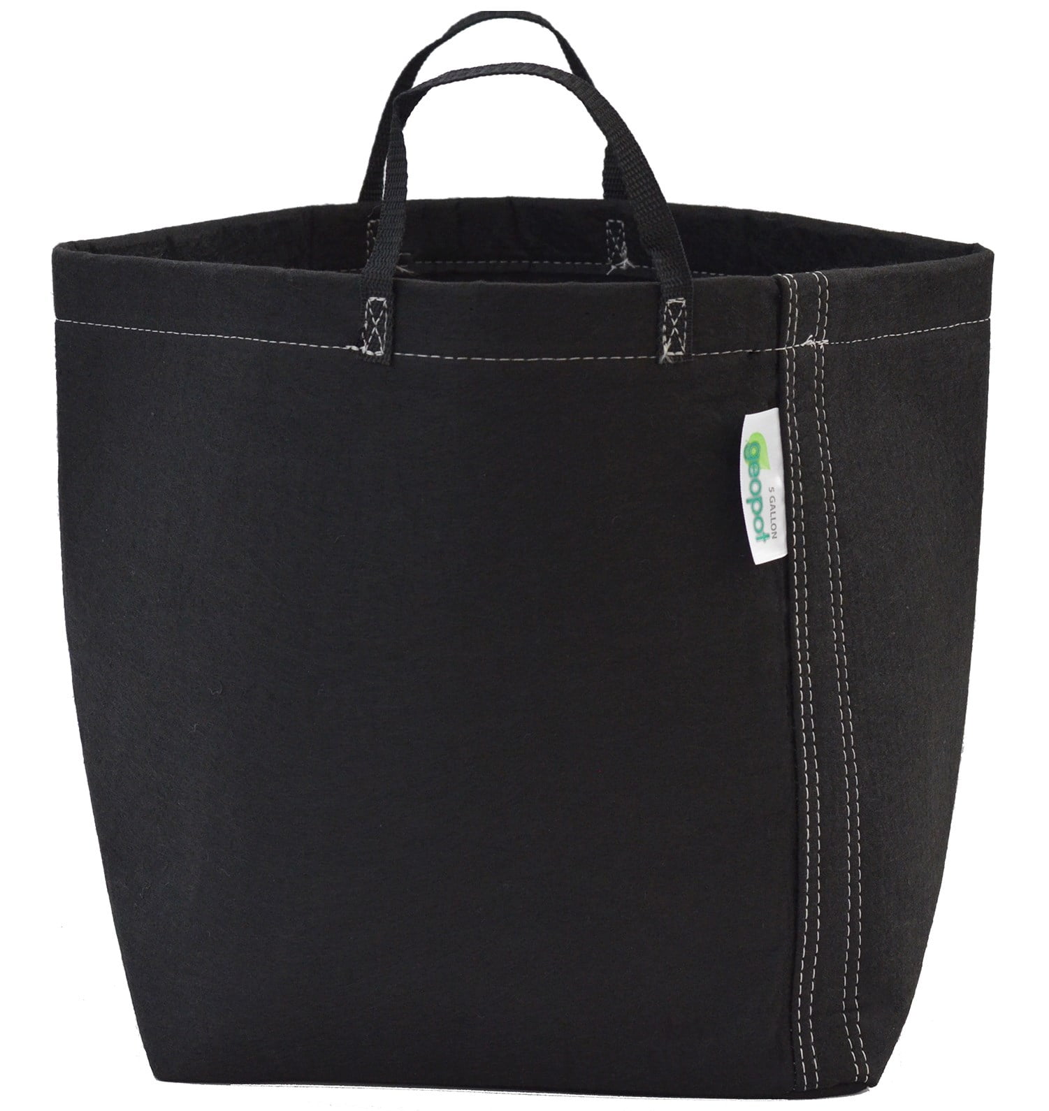 Geopot GEO5GAL-HN 5 gal Geopot Plant Container with Handle, Black ...