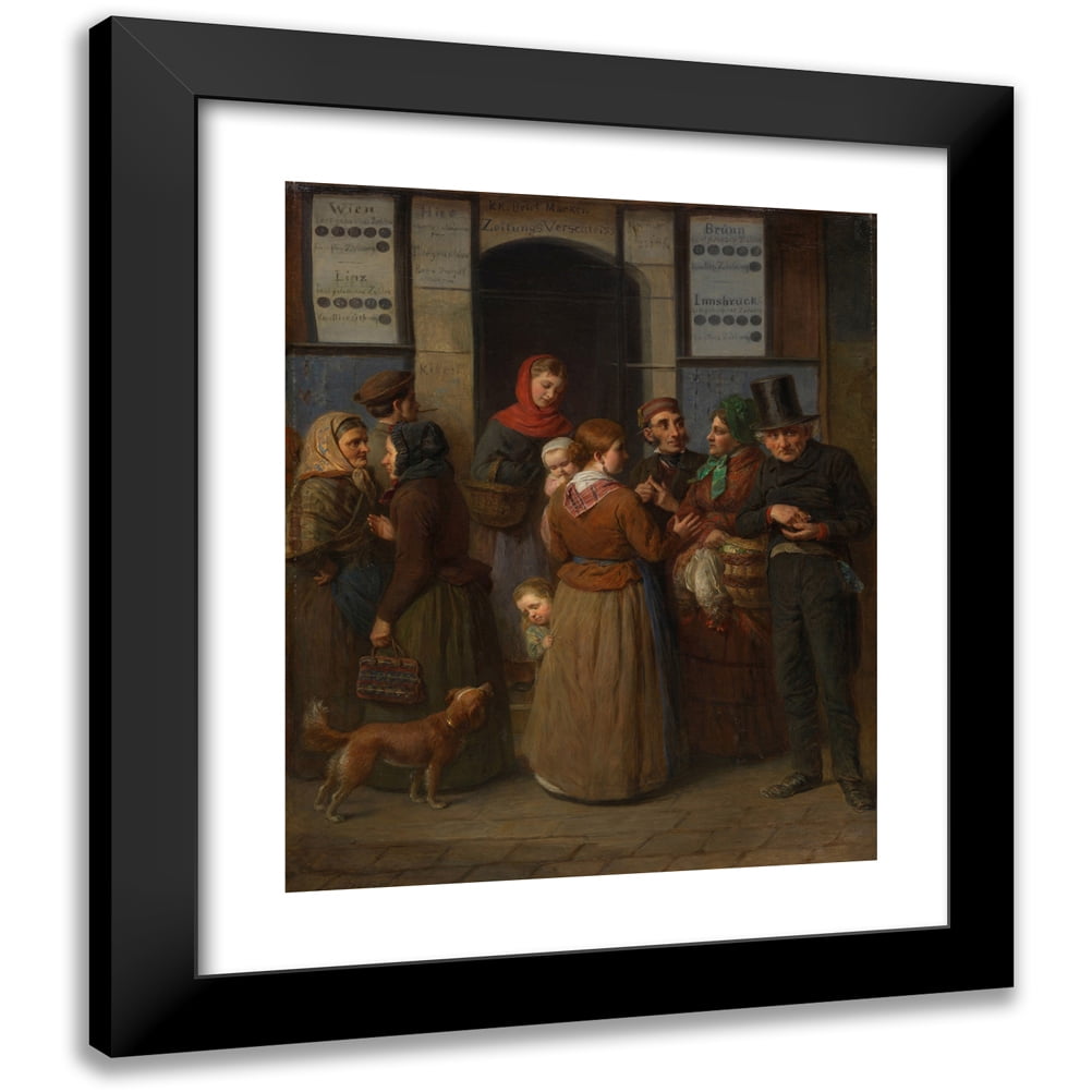 Georg Decker 20x24 Black Modern Framed Museum Art Print Titled - The ...