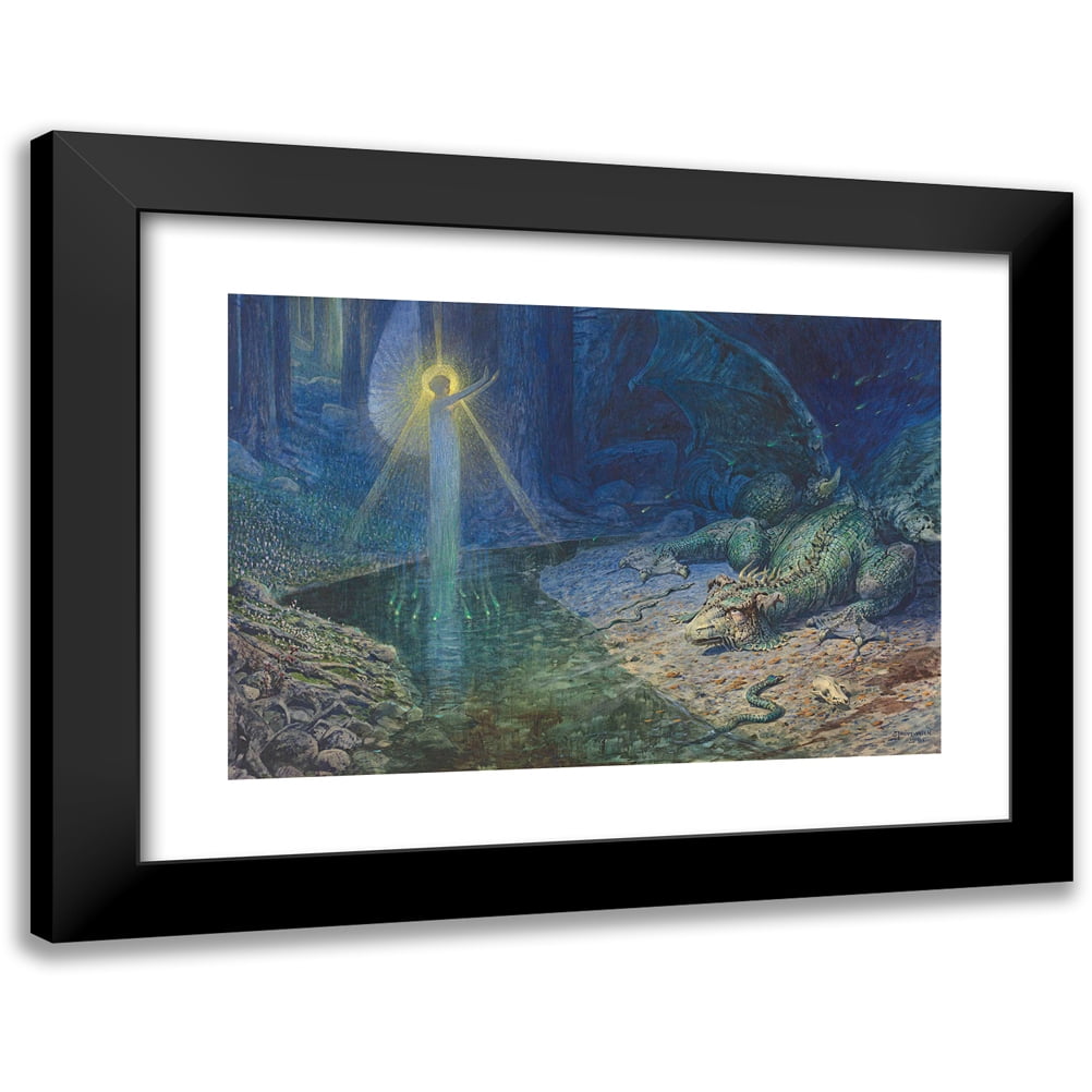 Georg Janny 18x14 Black Modern Framed Museum Art Print Titled - An ...