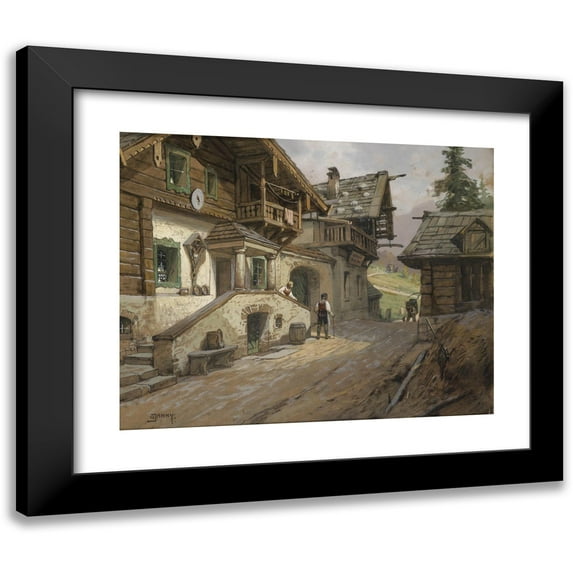 Georg Janny 18x15 Black Modern Framed Museum Art Print Titled ...